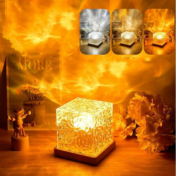Aurora Dreamscape Projector Ocean Wave Northern Lights Cube Lamp with ...