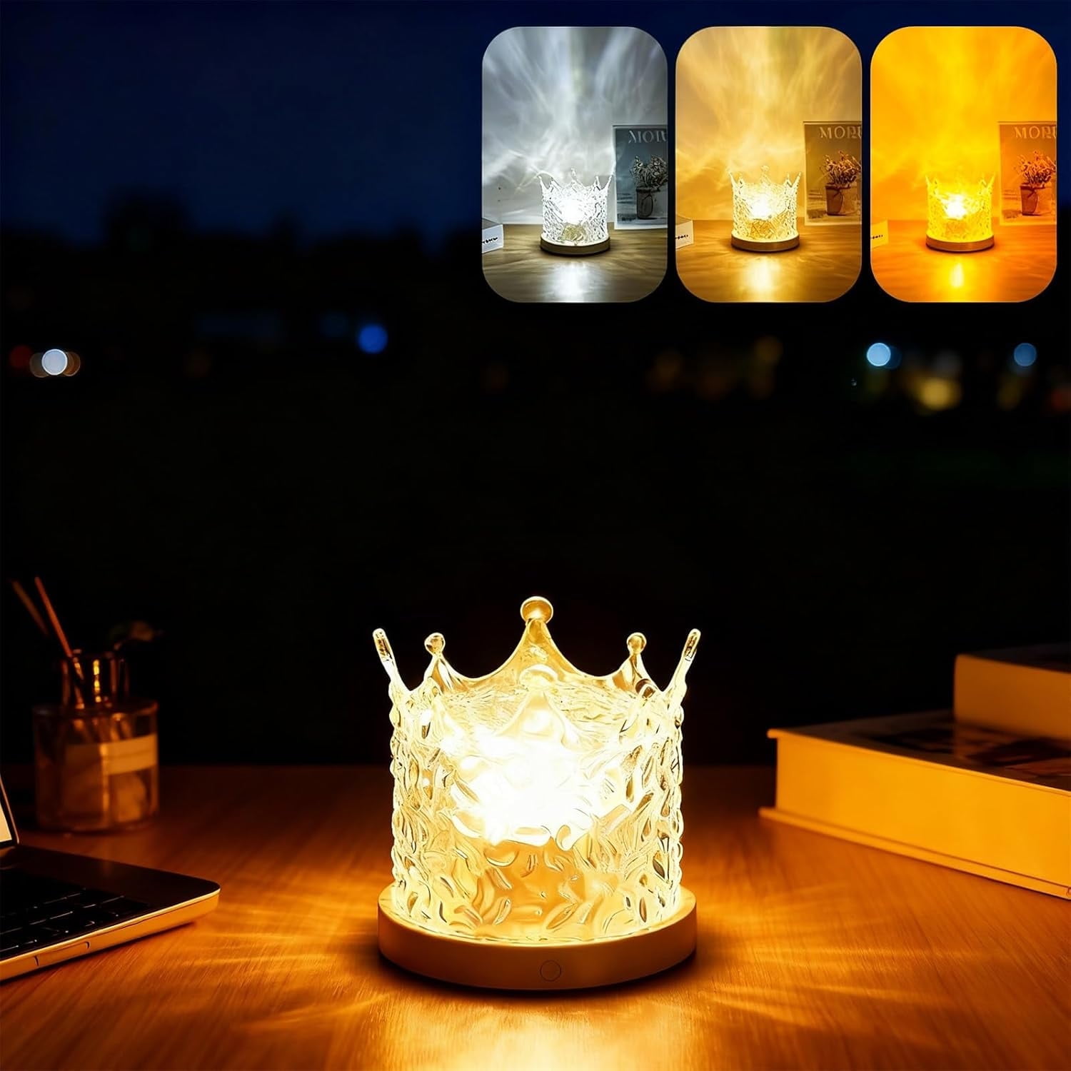 Aurora Dreamscape Projector Ocean Wave Northern Lights Cube Lamp with ...