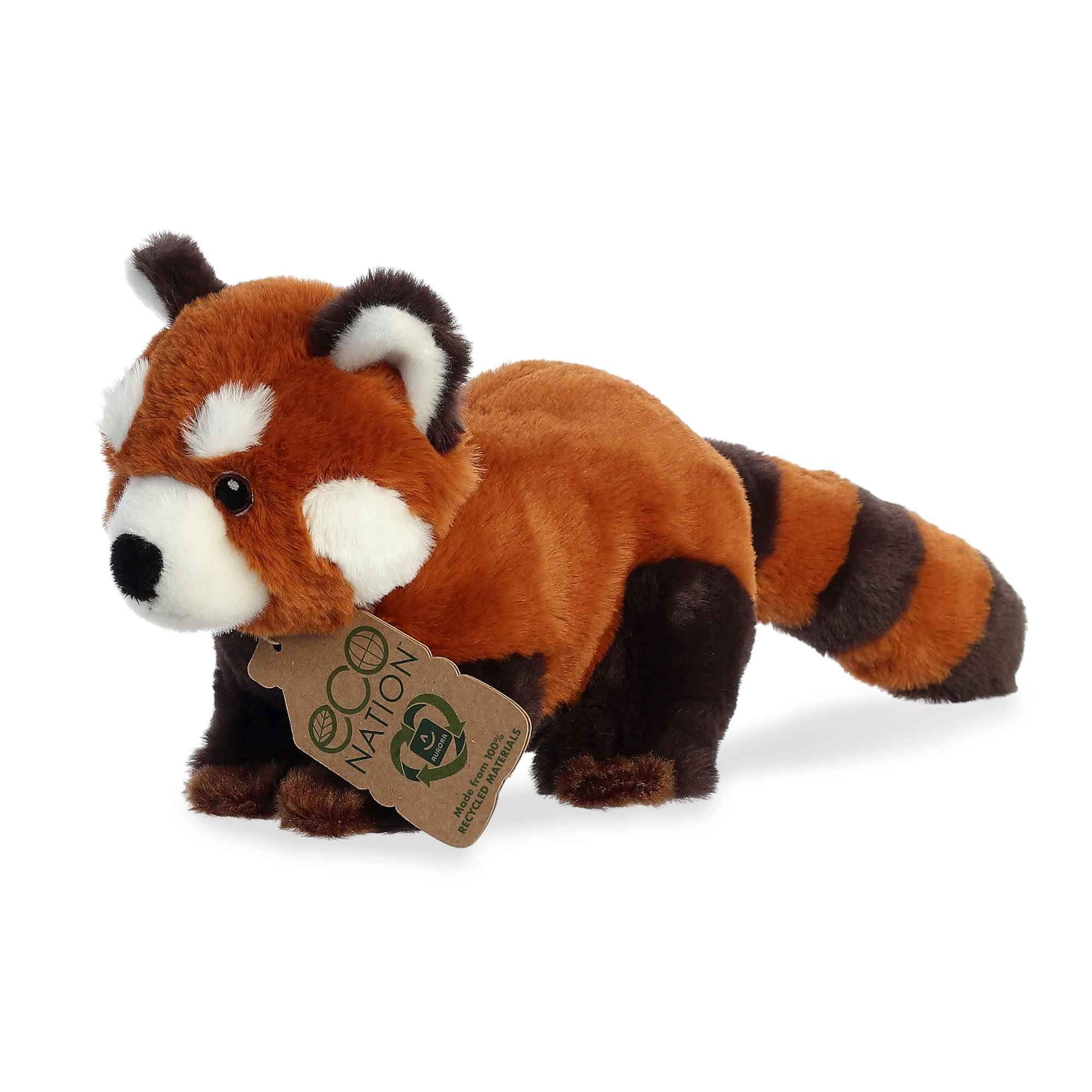 Aurora Eco Nation 35021 Red Panda Plush Animal Toy, 9-inch Width ...
