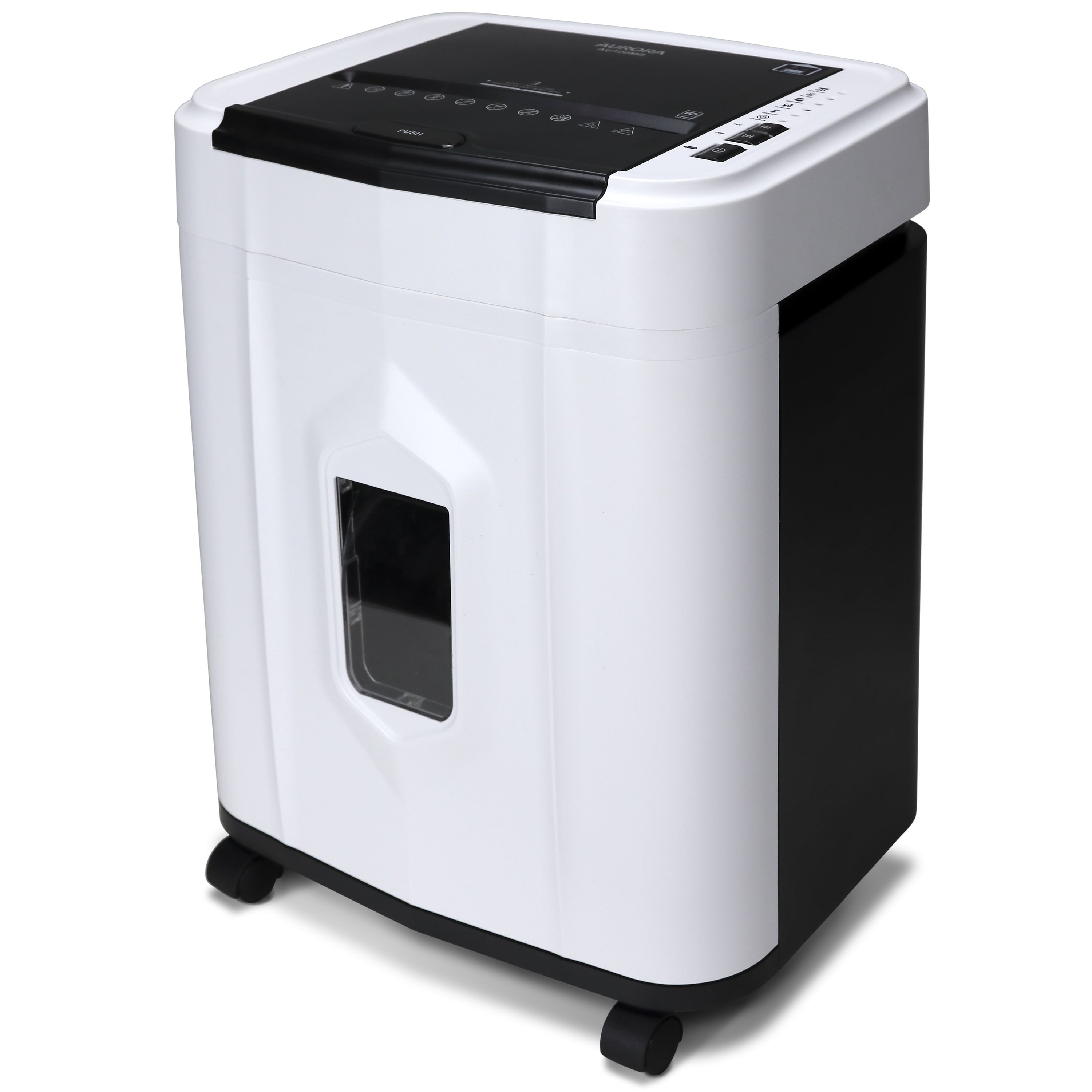 Aurora GB 120-Sheet Auto Feed Micro-Cut Paper Shredder with Pullout ...