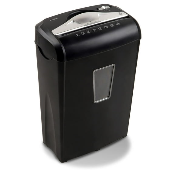 Aurora High-Security 8-Sheet Micro-Cut Paper Credit Card Shredder Black ...