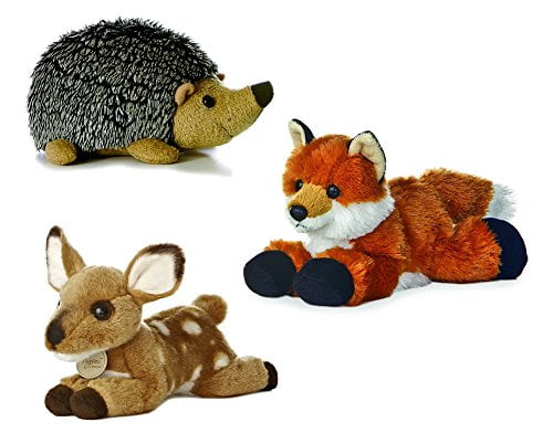 Aurora Howie Hedgehog Foxie Fox Miyoni Fawn Mini Flopsie 8" Bundle ...