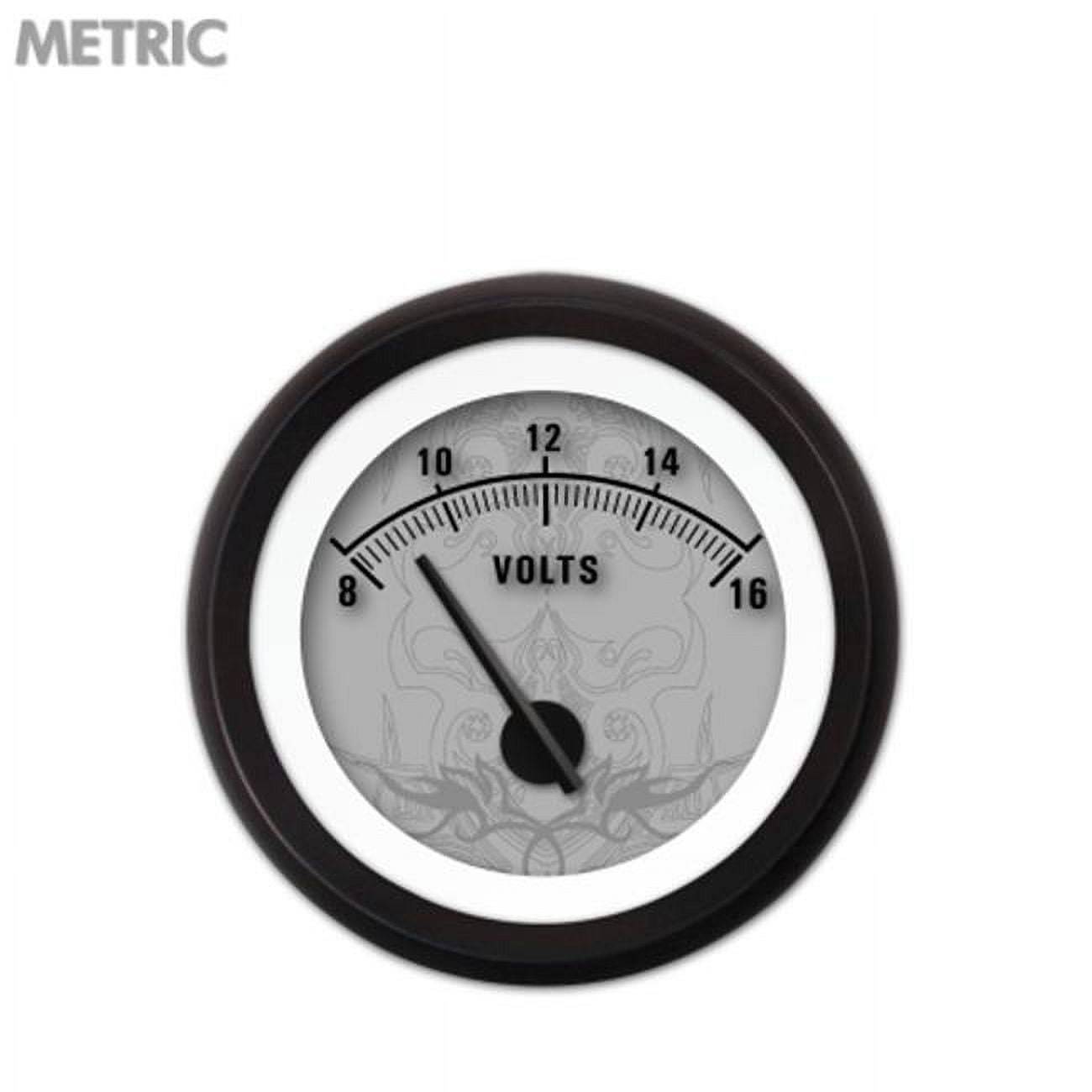 Aurora Instruments GAR191ZM by NACCC Volt Gauge - Metric Tribal Gray ...