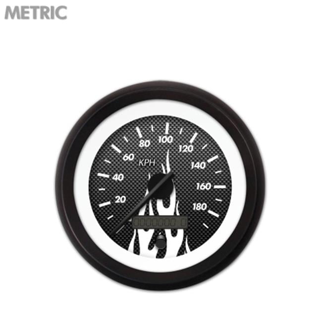 Aurora Instruments GAR195ZM by HACCC Speedometer Gauge - Metric Carbon ...