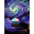 Aurora LED Star Projector with RGB Remote, Galaxy Night Light for ...