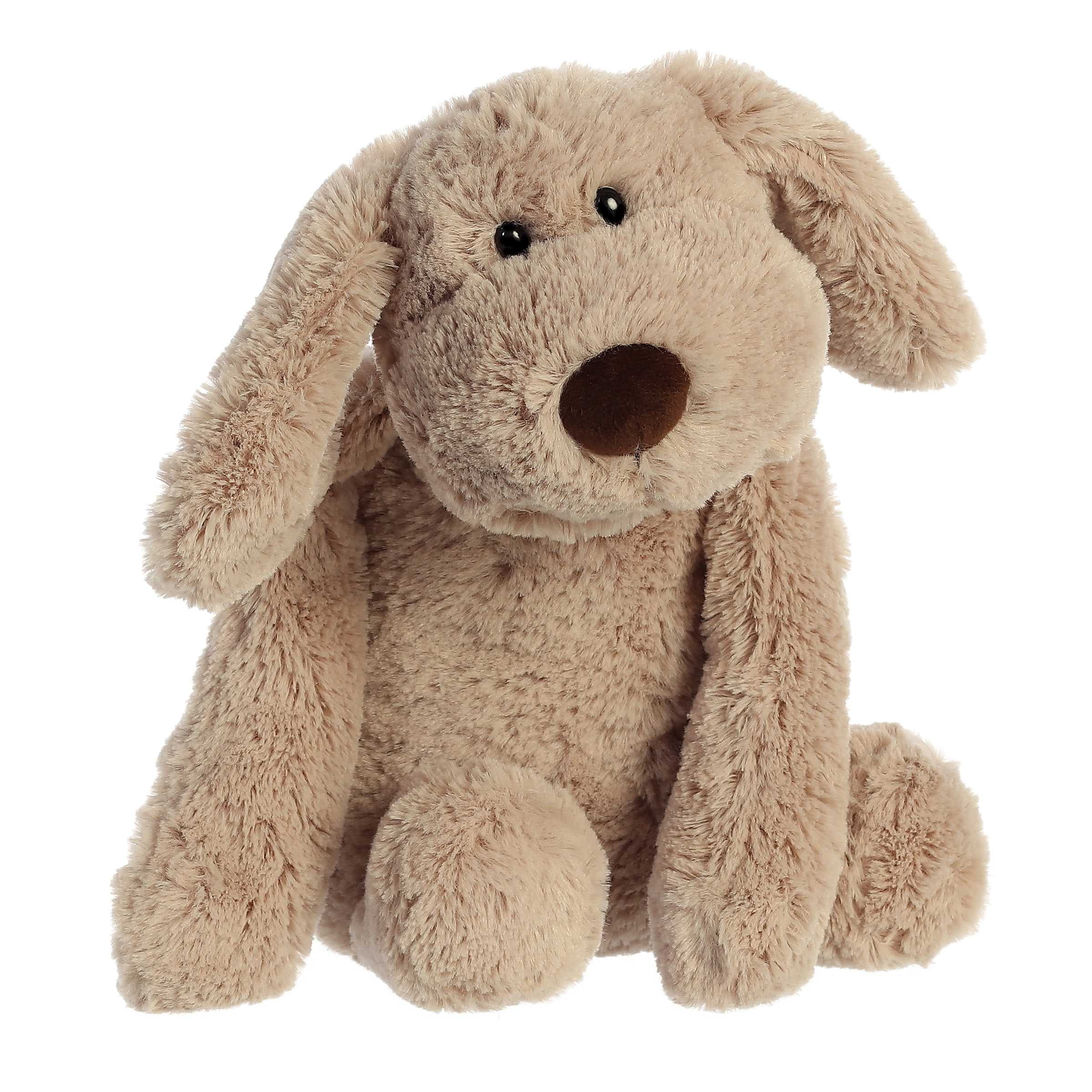 Aurora - Large Beige Huggle Buddies - 13" Dexter The Huggable Dog ...