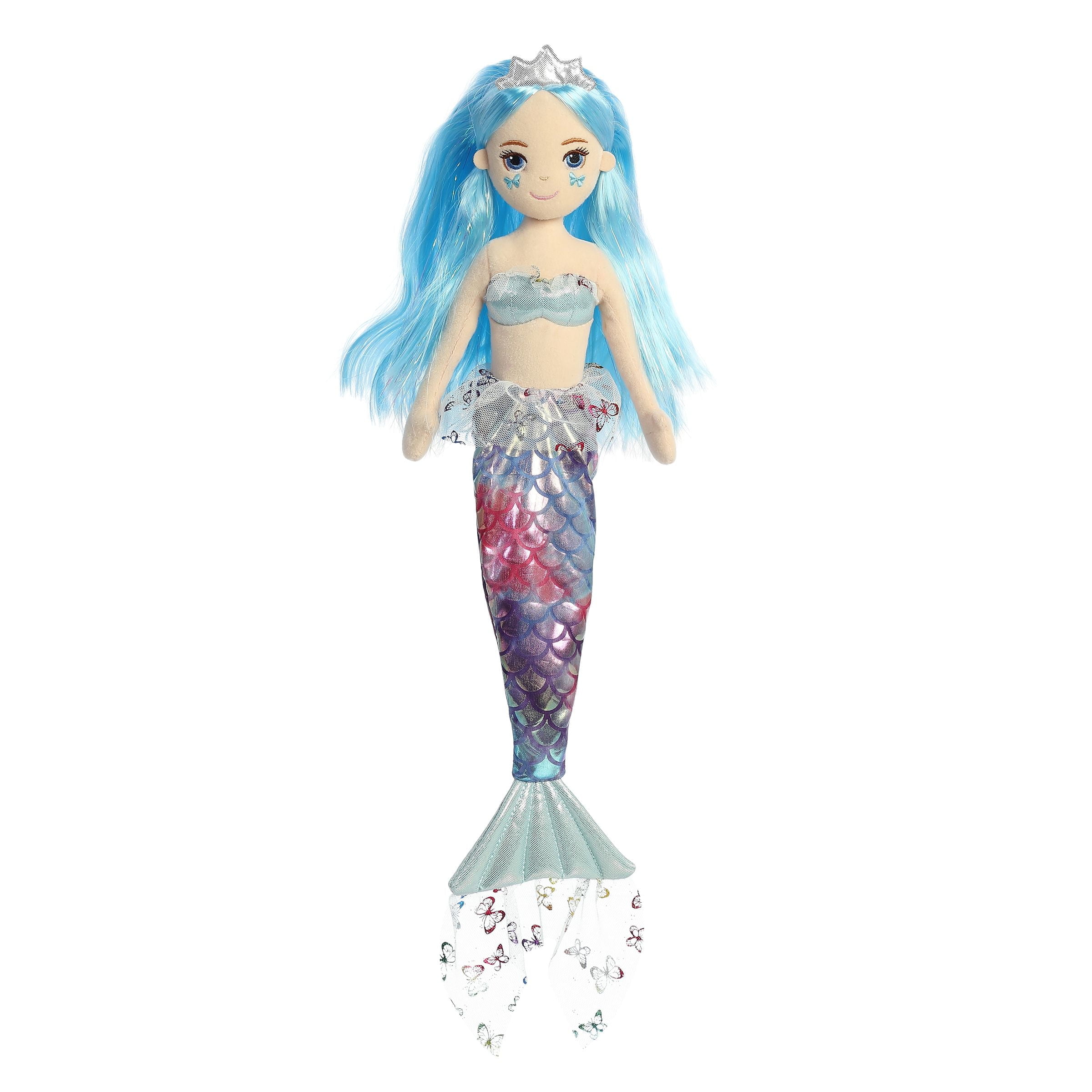 Aurora - Large Blue Sea Sparkles - Cheekys 18" Butterfly - Enchanting ...