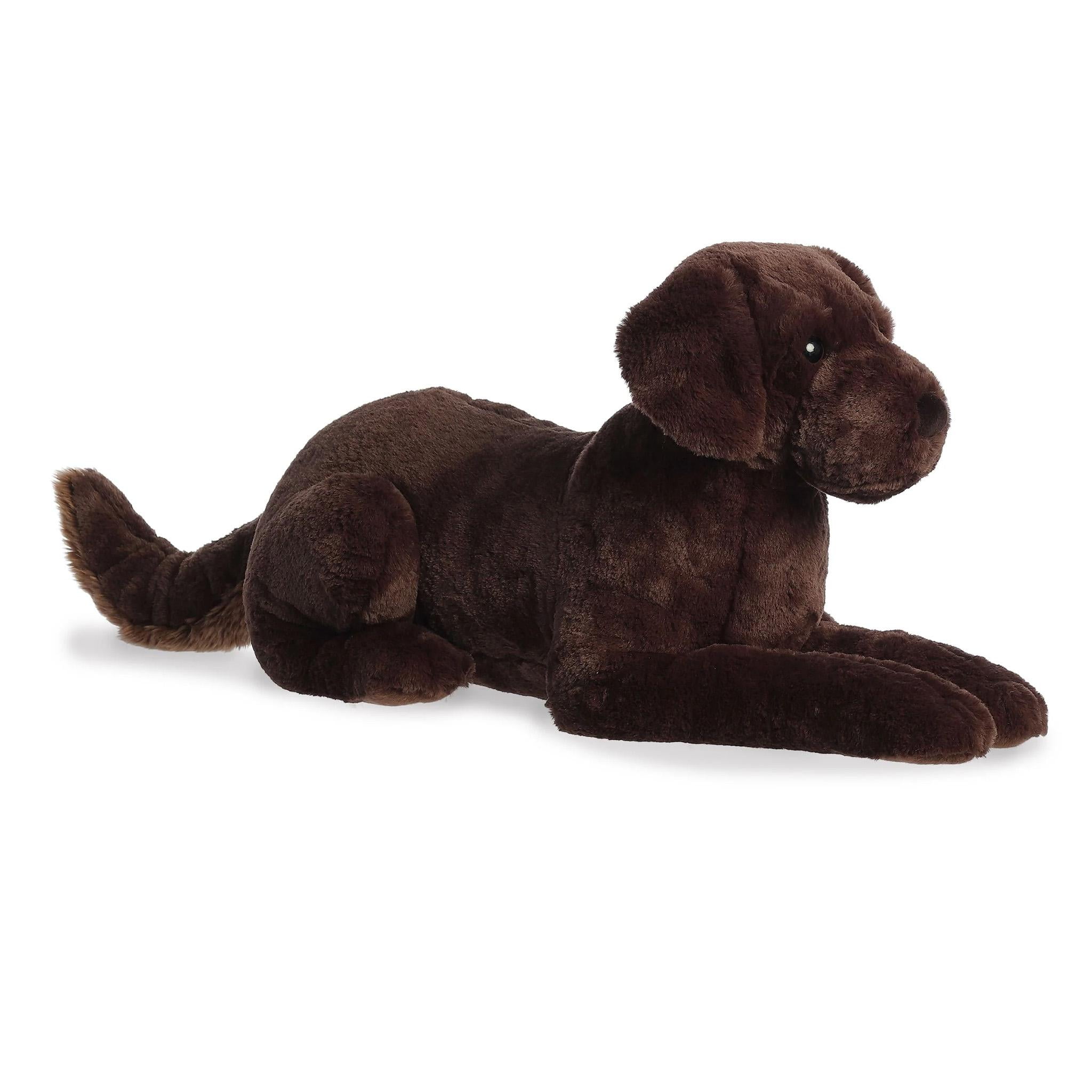 28" Chocolate Lab Super Flopsie Plush Stuffed Animal by Aurora 31660 ...