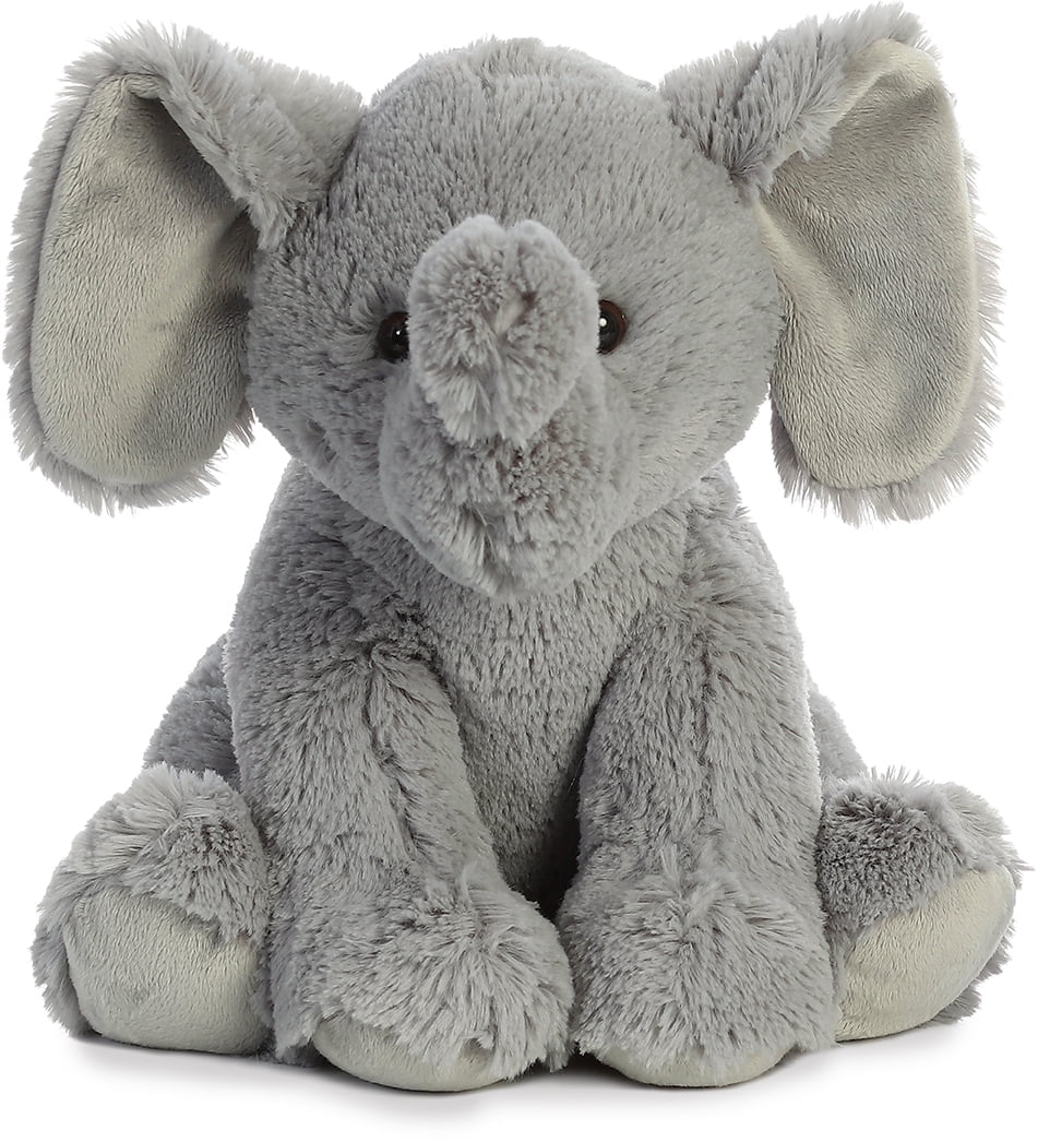 Aurora - Large Gray - 14" Elephant - Cuddly Stuffed Animal - Walmart.com