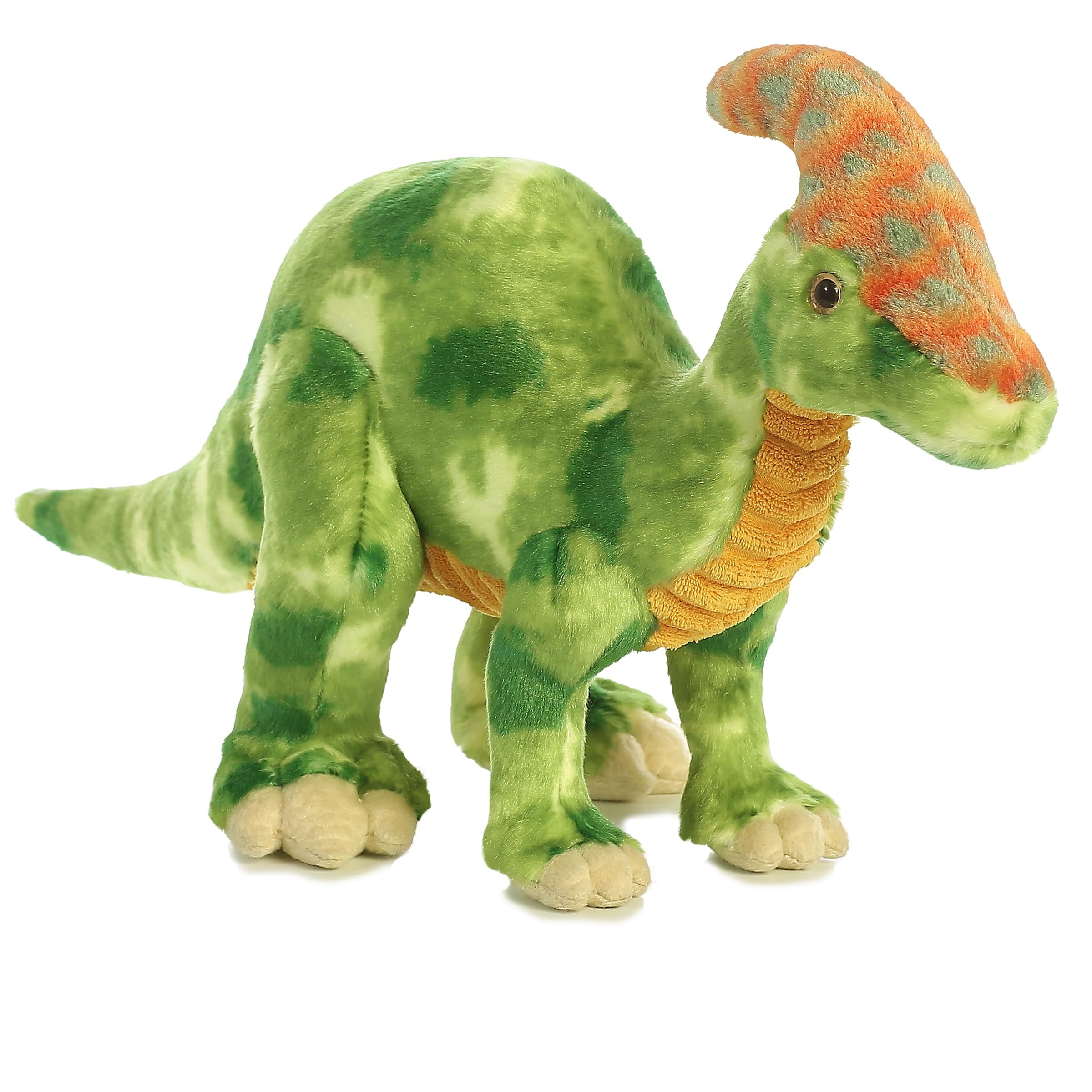 Aurora Large Green Dinosaur Parasaurolophus - 16" Stuffed Animal Toy ...