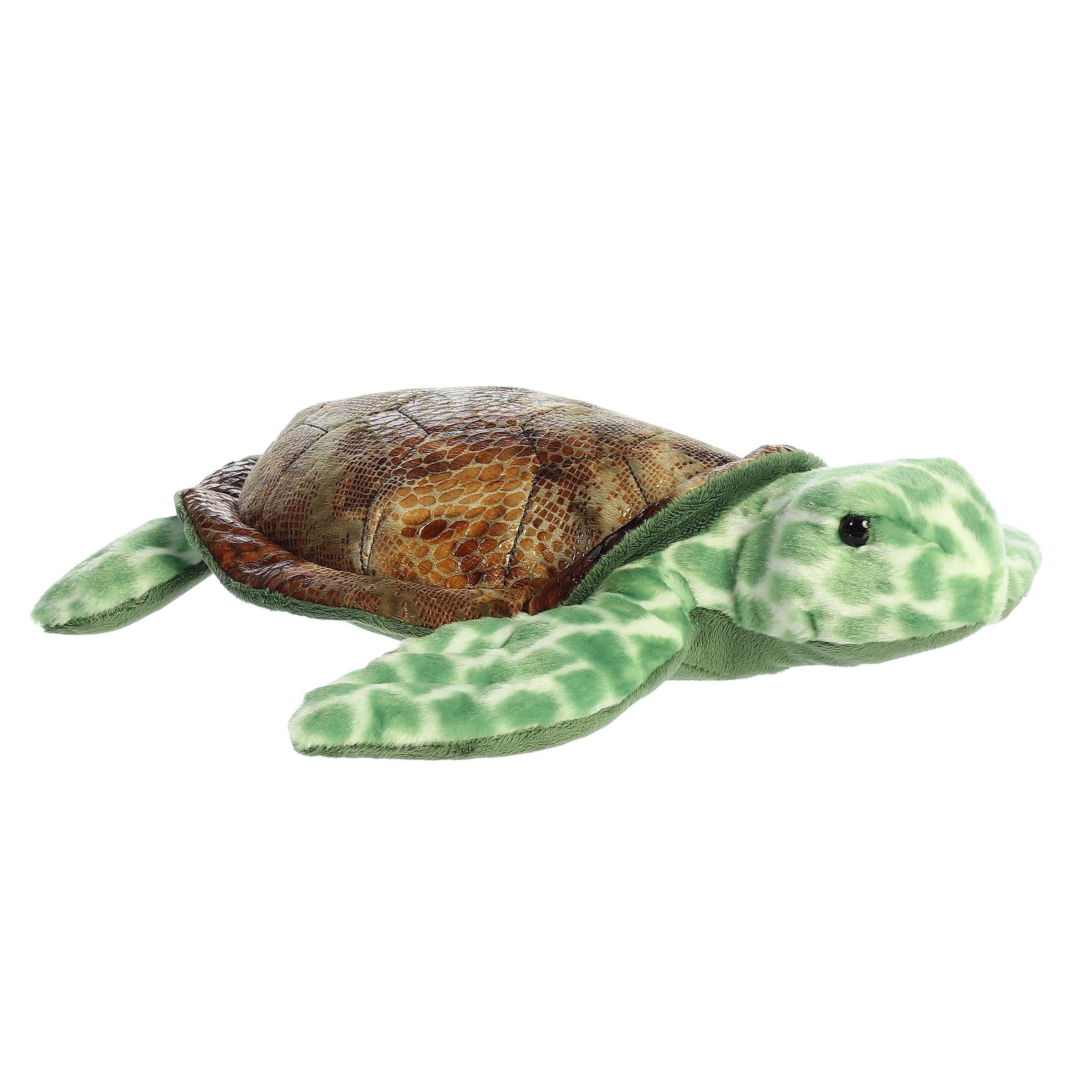 Aurora - Large Green Grand Flopsie - 16" Splish Sea Turtle - Adorable ...