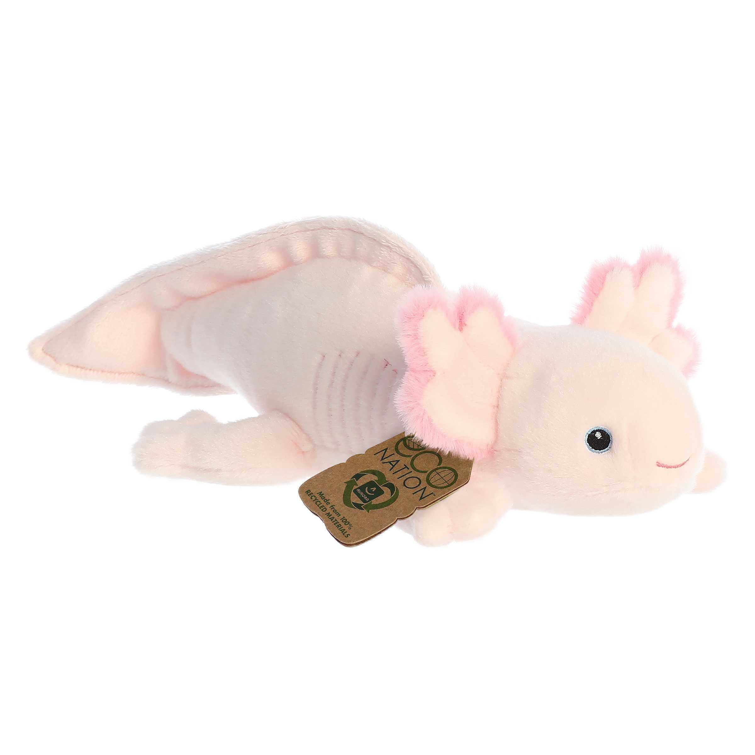 Aurora - Large Pink Eco Nation - 14.5" Axolotl - Responsibly Made ...