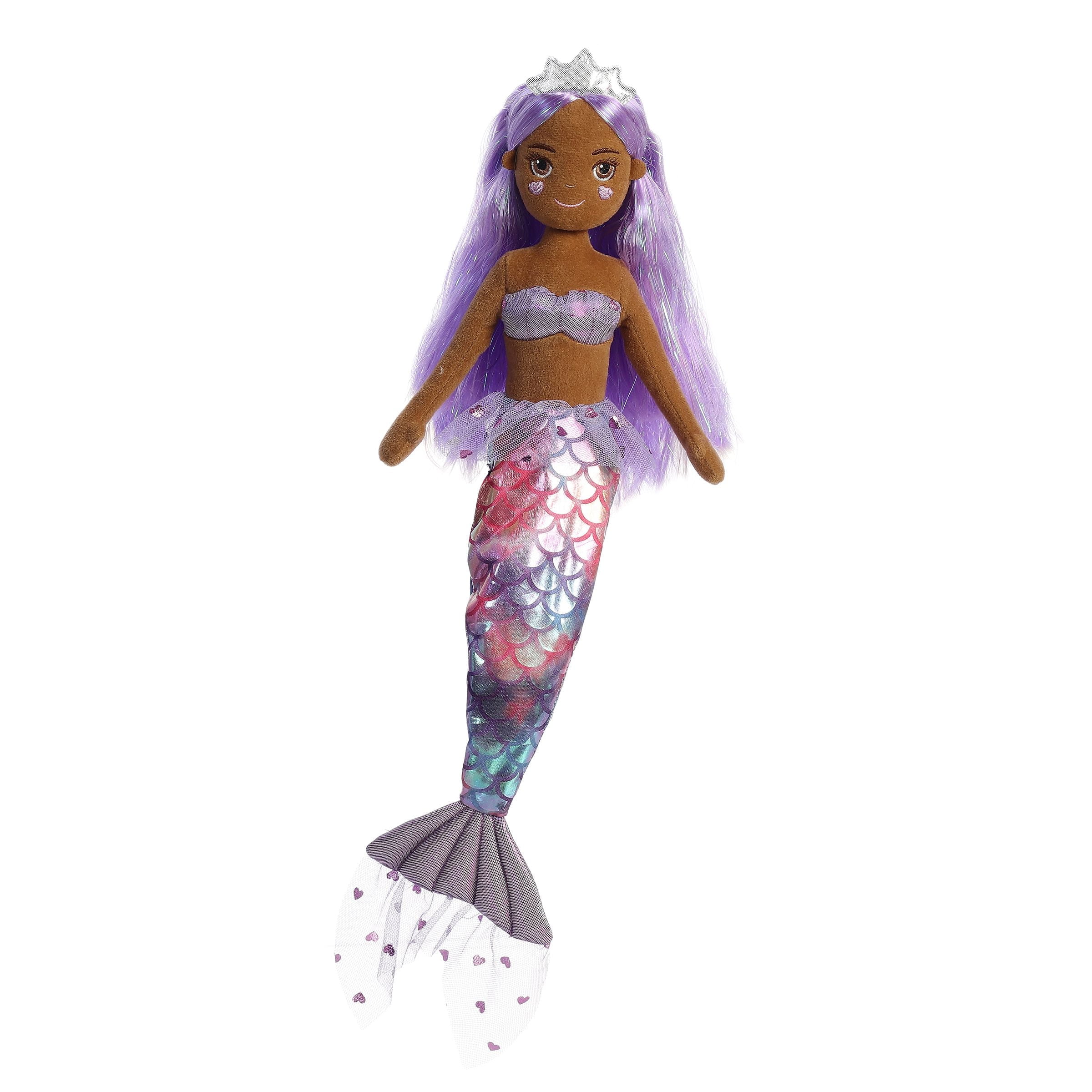 Aurora - Large Purple Sea Sparkles - Cheekys 18" Heart - Enchanting ...