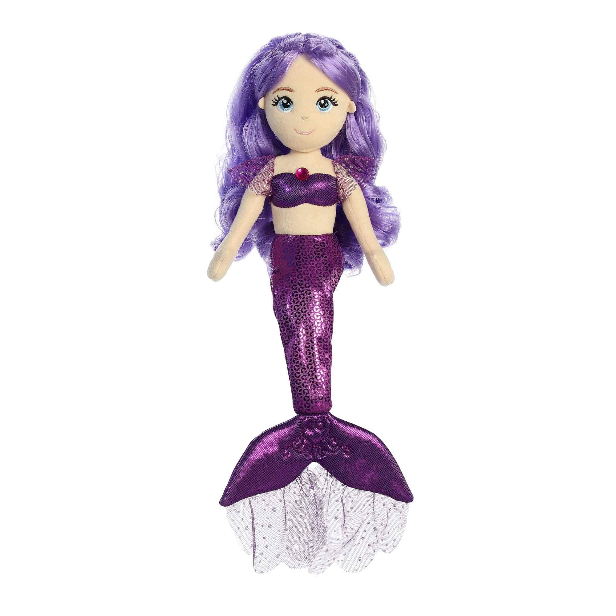 Aurora World Aurora - Sea Sparkles - 14" Crystal Sparkles - Amethyst ...