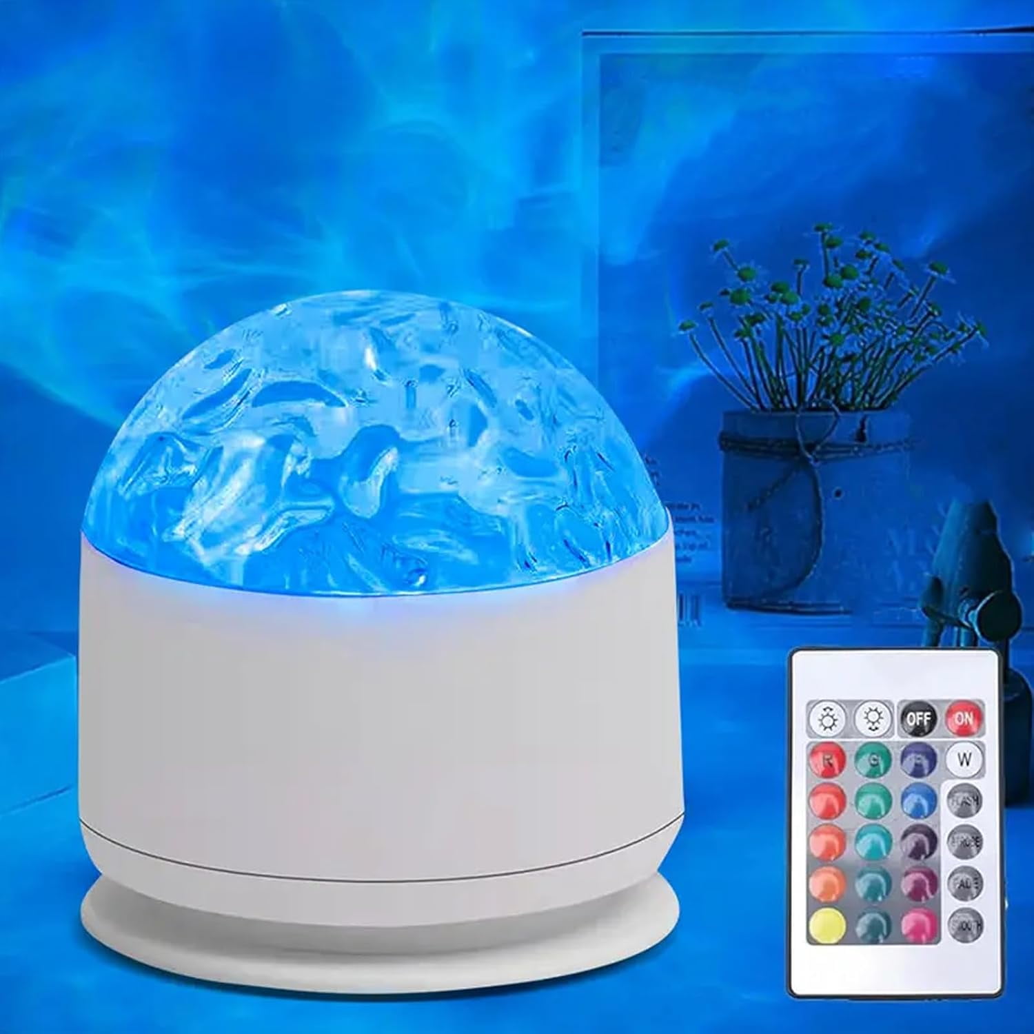 Aurora Light Projector, Rechargeable Ocean Wave & Northern Lights ...