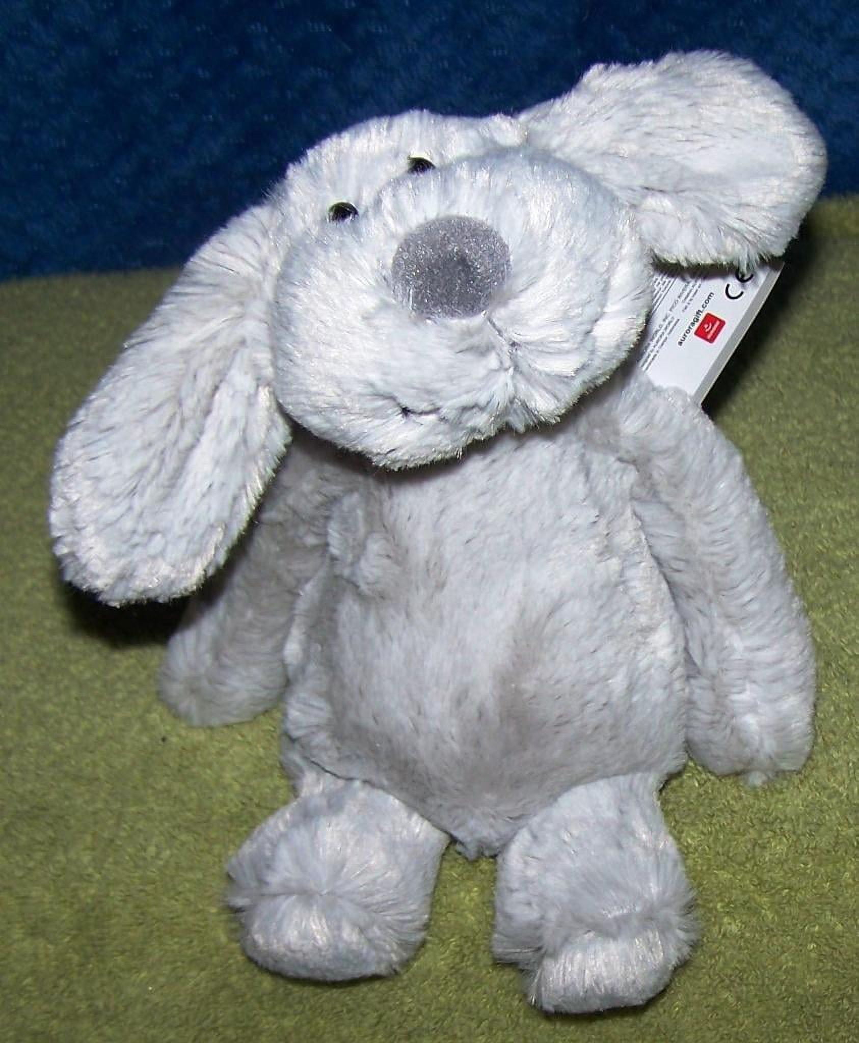 Aurora Lopsie Lulu's Animal - PUDDLES the Dog Lt. Gray 9"H Plush NWT ...