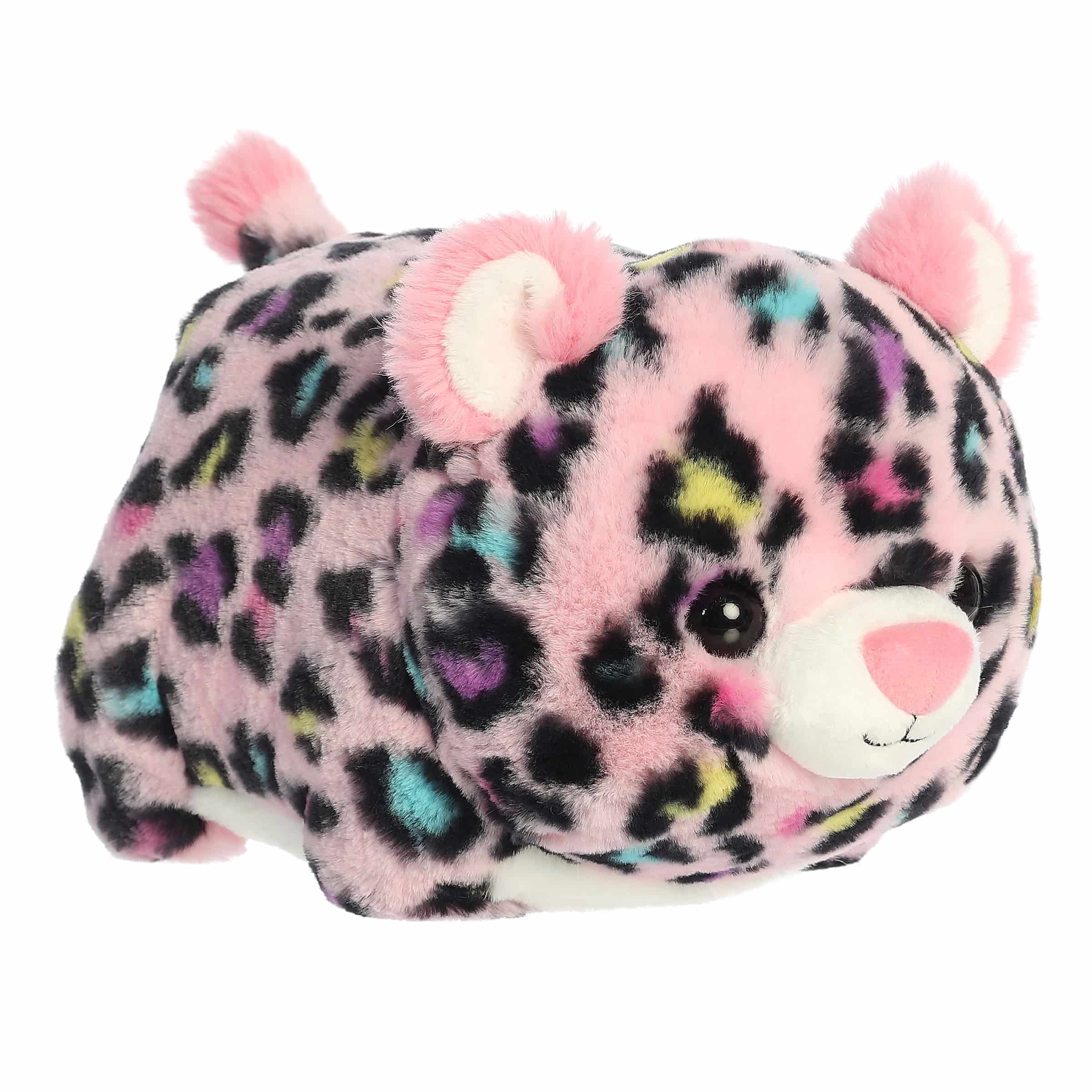 Aurora - Medium Adorable Stuffed Animal - 10.5" Priya Pink Leopard ...