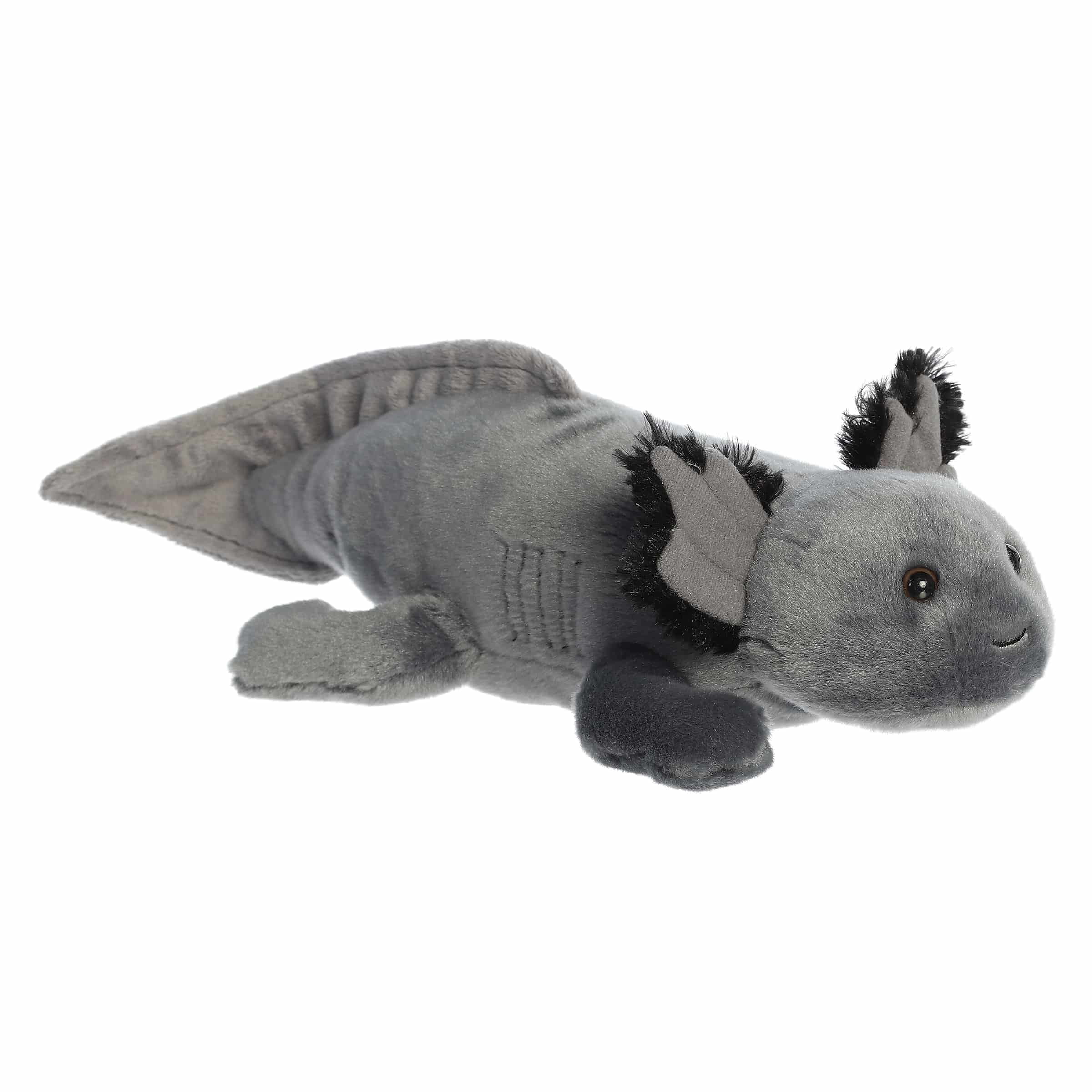 Aurora - Medium Adorable Stuffed Animal - 15" Xochitl Black Axolotl ...