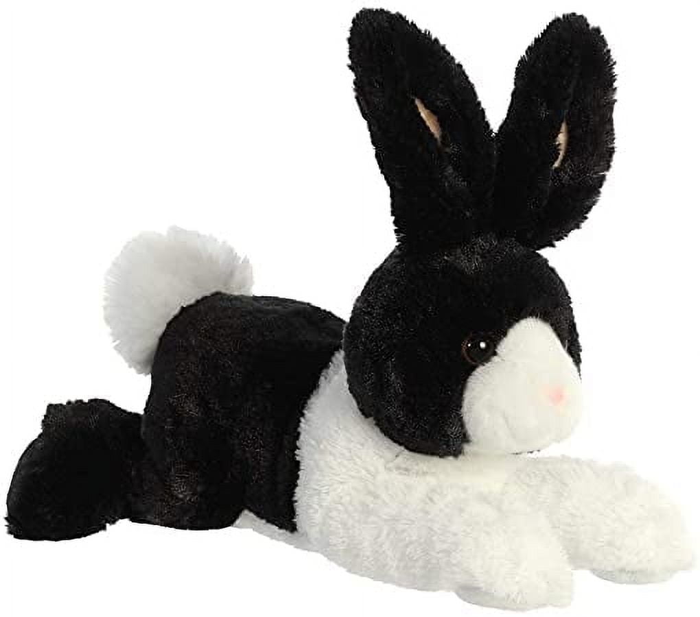 Aurora - Medium Black Flopsie - 12" Dutch Rabbit - Adorable Stuffed Animal - Walmart.com