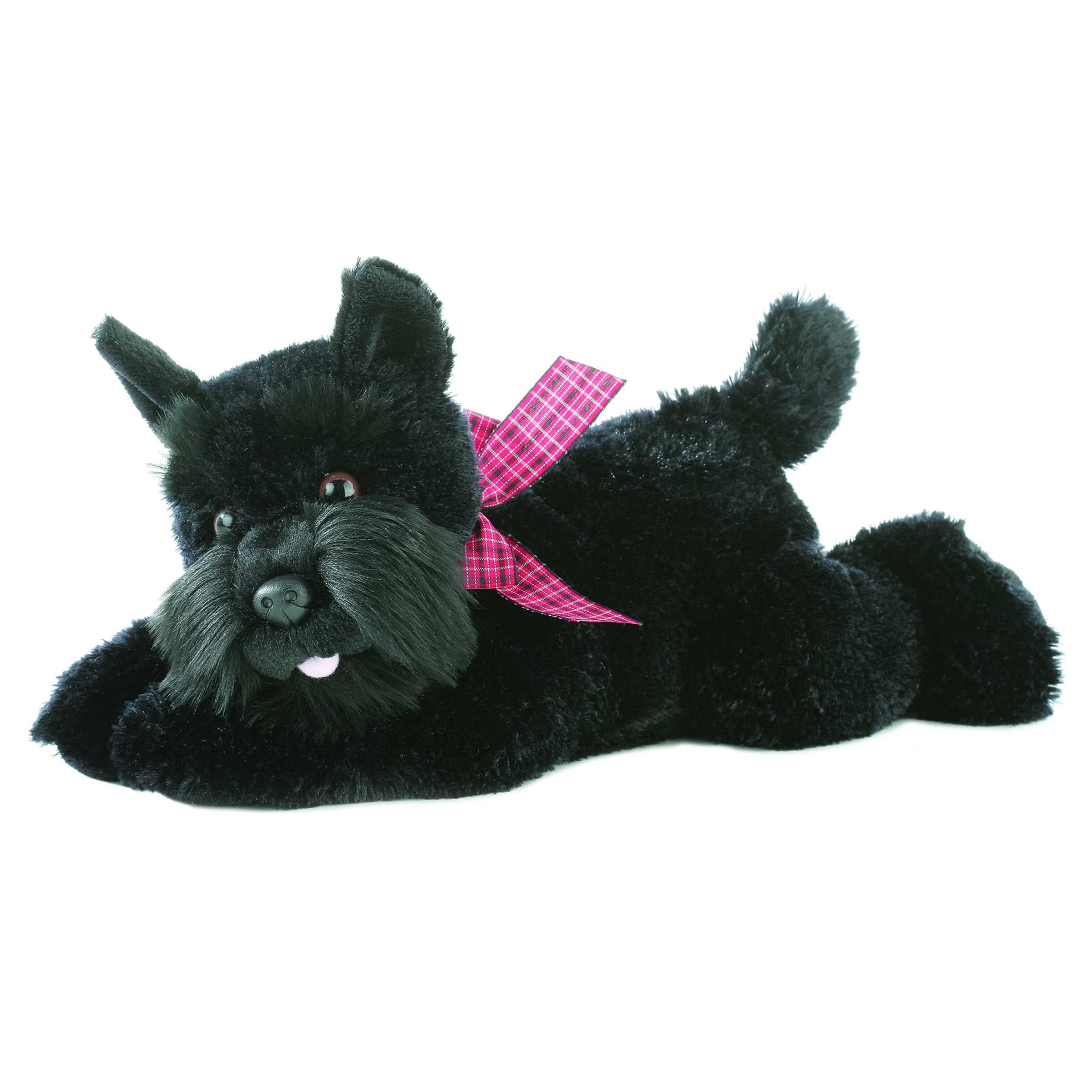 Aurora - Medium Black Flopsie - 12" Mr. Nick - Adorable Stuffed Animal ...