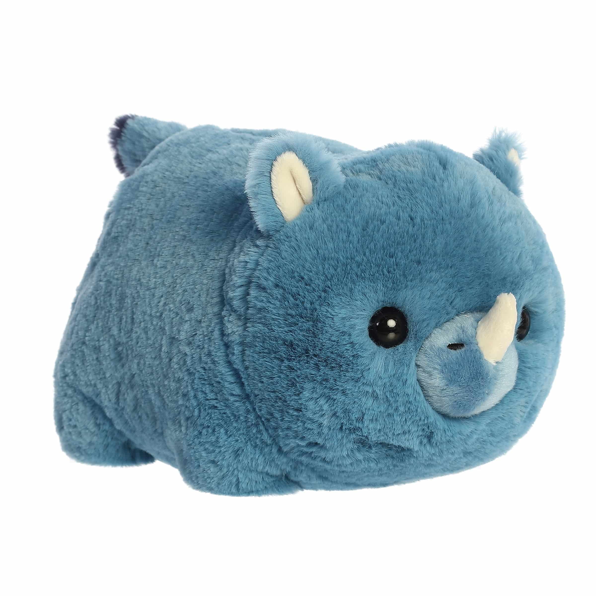 Aurora - Medium Blue Adorable Stuffed Animal - 11" Rio Rhino ...