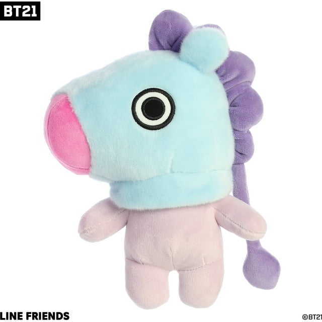 Aurora - Medium Blue BT21 - 9.5" MANG - Lovable Stuffed Doll - Walmart.com