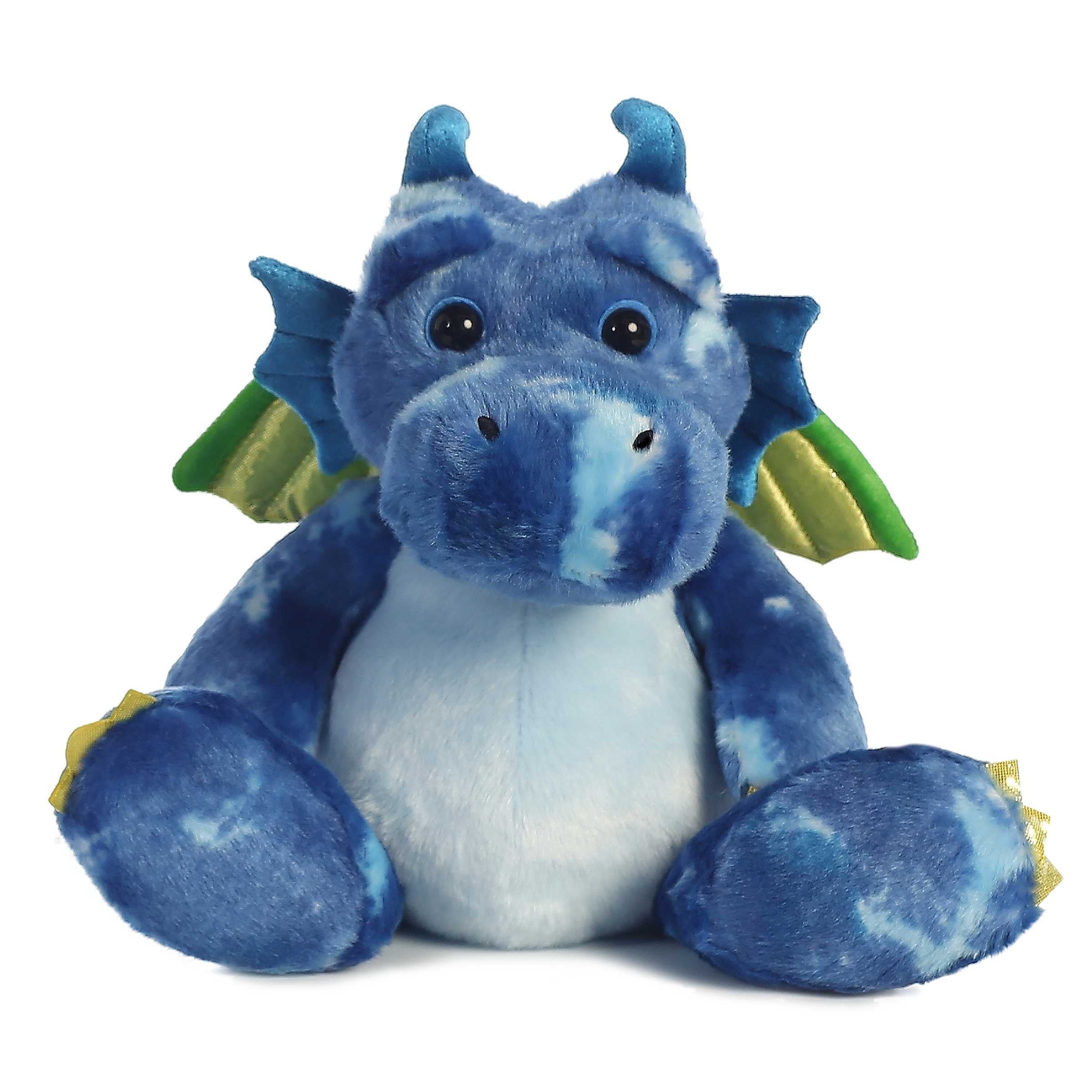 Aurora - Medium Blue Dinos & Dragons - 12" Verath Firebreath - Ferocious Stuffed Animal ...