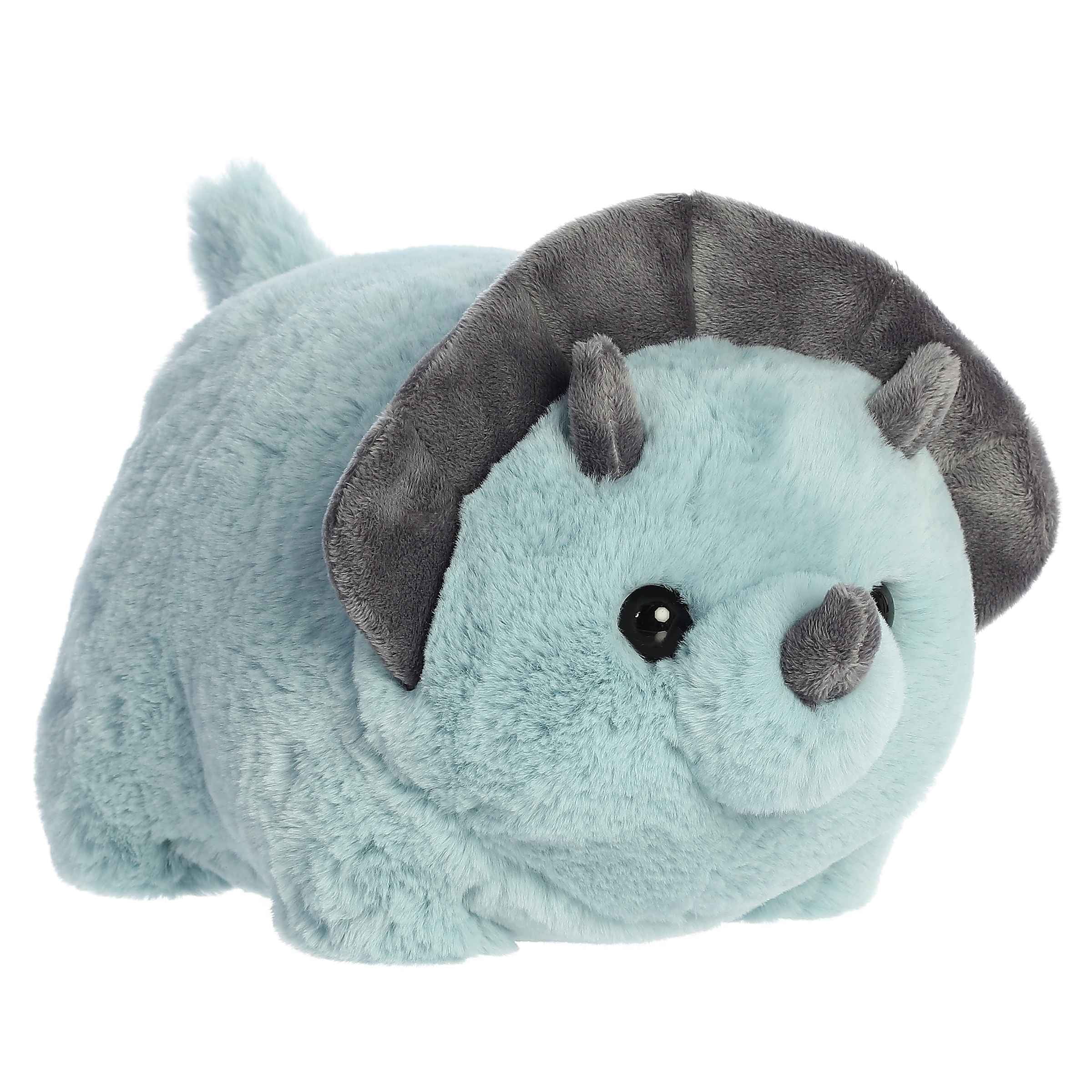 Aurora - Medium Blue Spudsters - 11" Taren Triceratops - Adorable ...