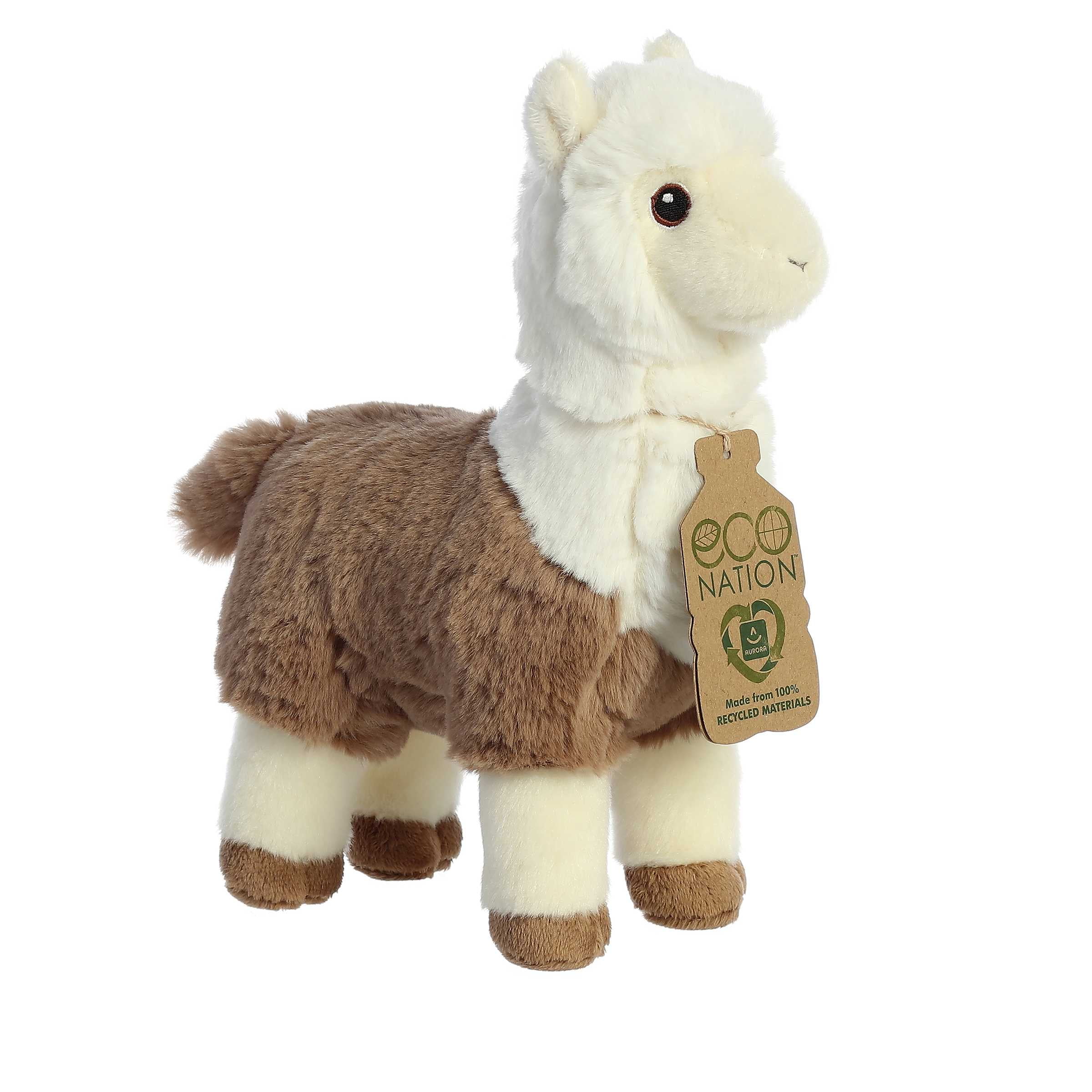 Aurora - Medium Brown Eco Nation - 9.5" Two -Tone Alpaca - Responsibly ...