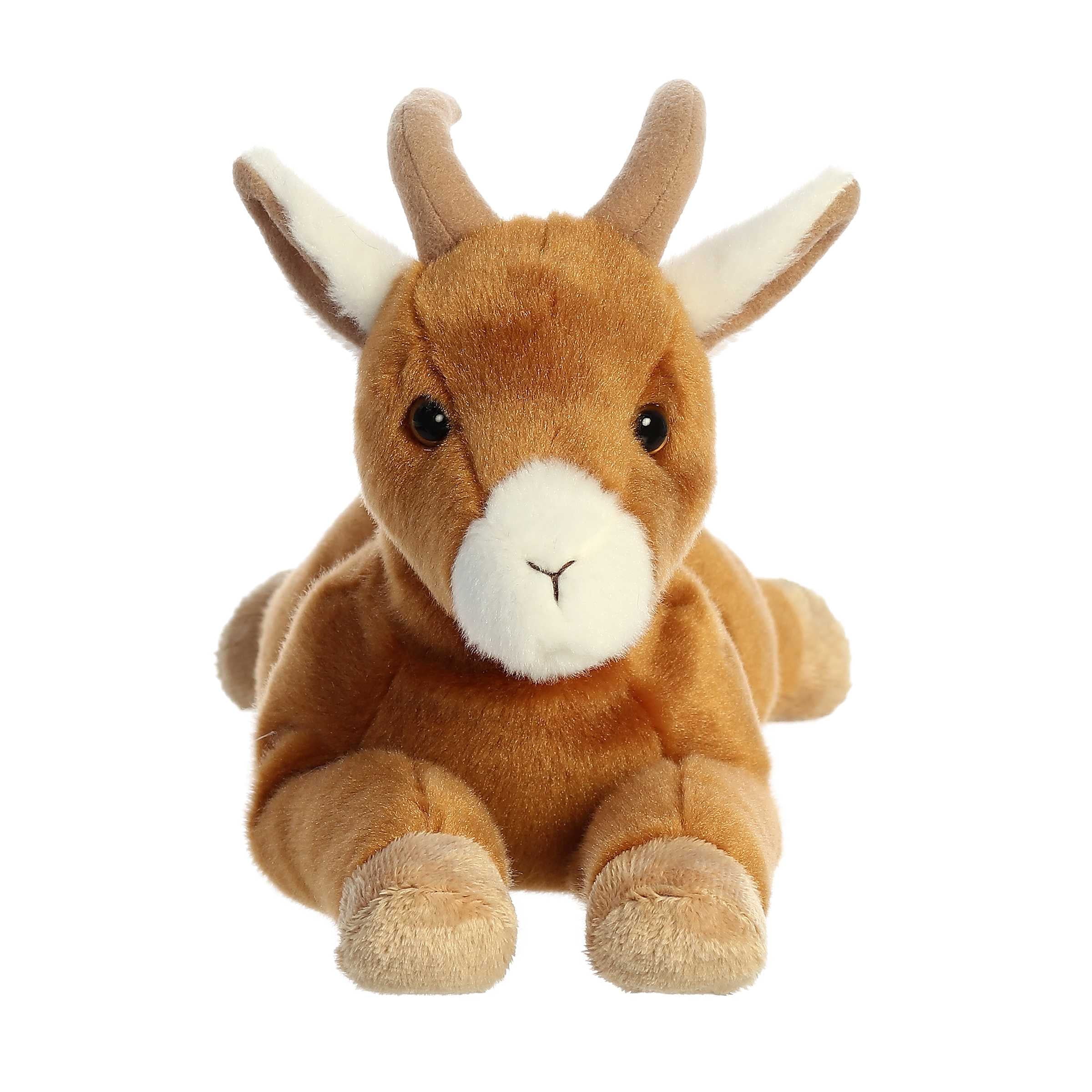 Aurora GB, Medium Brown Flopsie, 12.5" Gemma Goat, Farm Animal Plush ...
