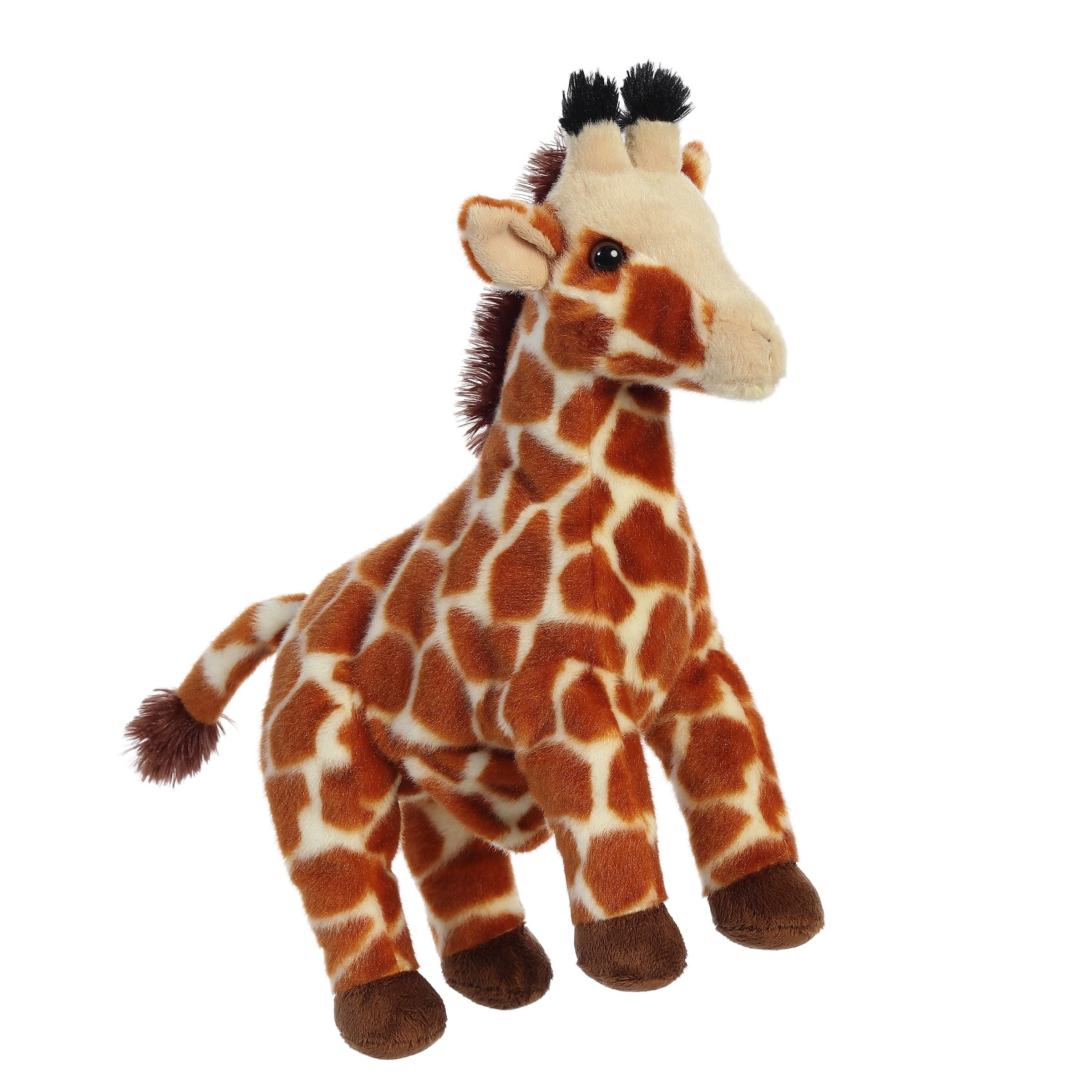 Aurora - Medium Brown Hand Puppet - 12" Giraffe - Interactive Stuffed ...