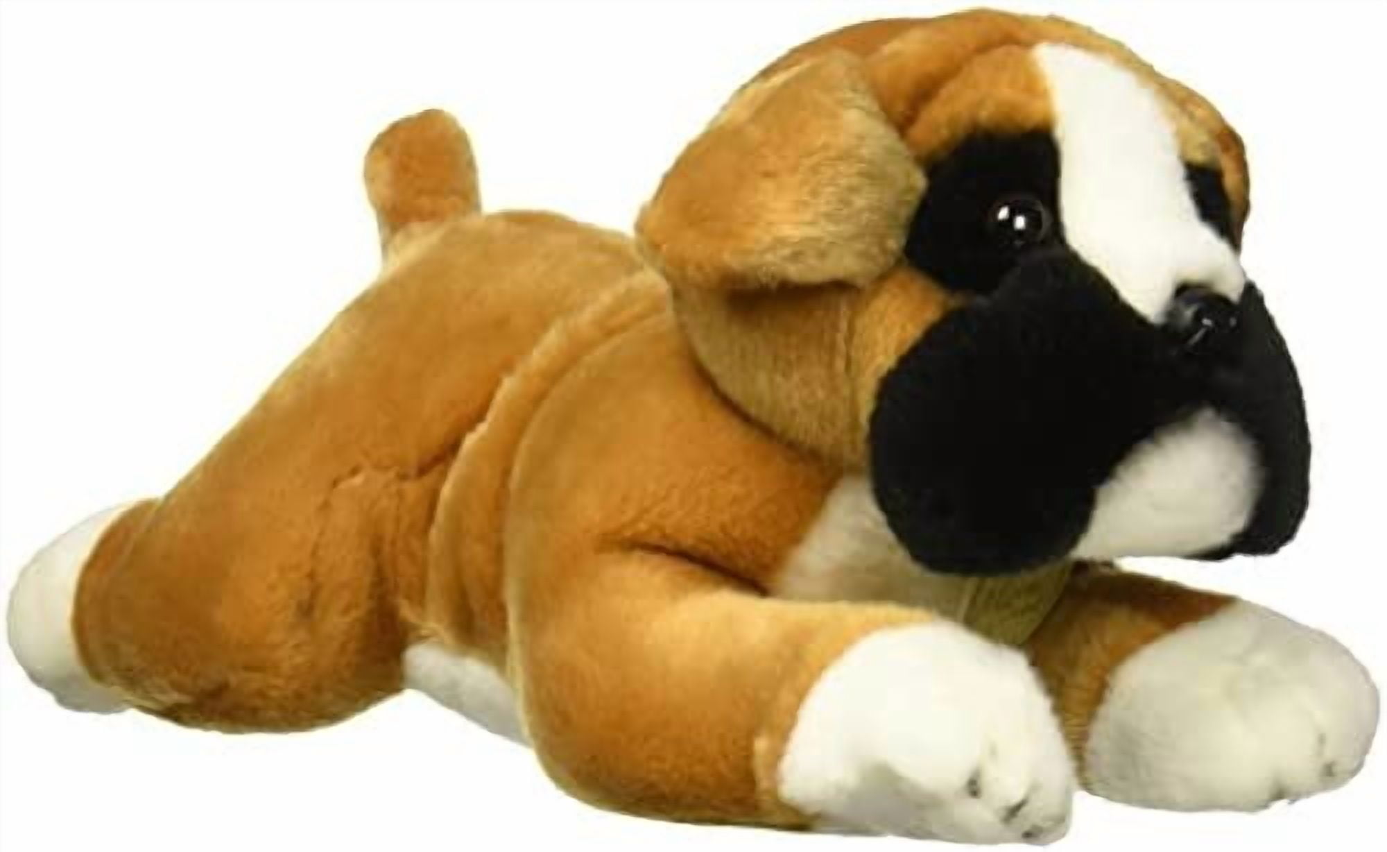 "Aurora Miyoni Plush Dog - 11"" Medium Brown Boxer Stuffed Animal ...