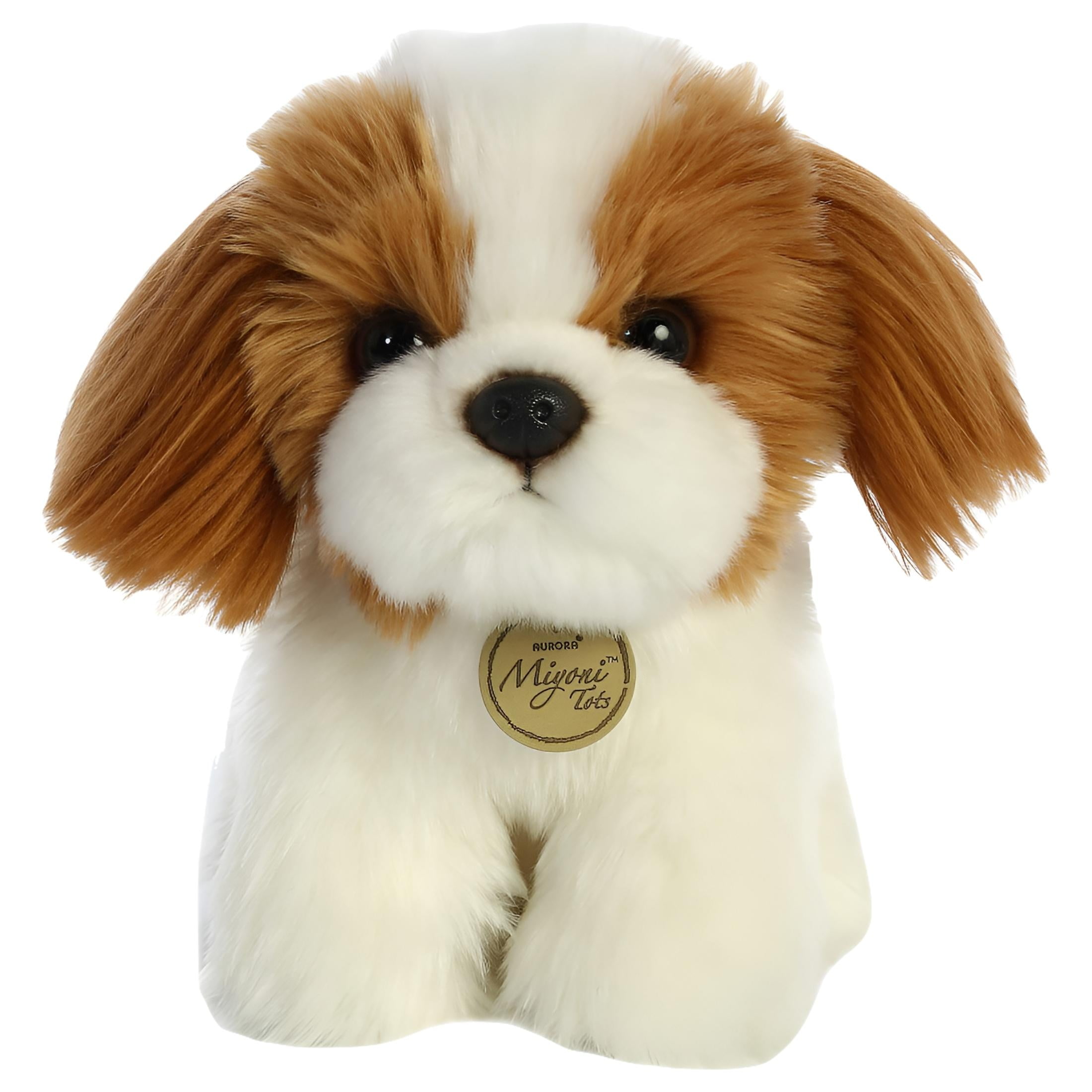 Aurora Miyoni Shih Tzu Pup Plush Toy, 11 in., Lifelike Detail, Eco ...