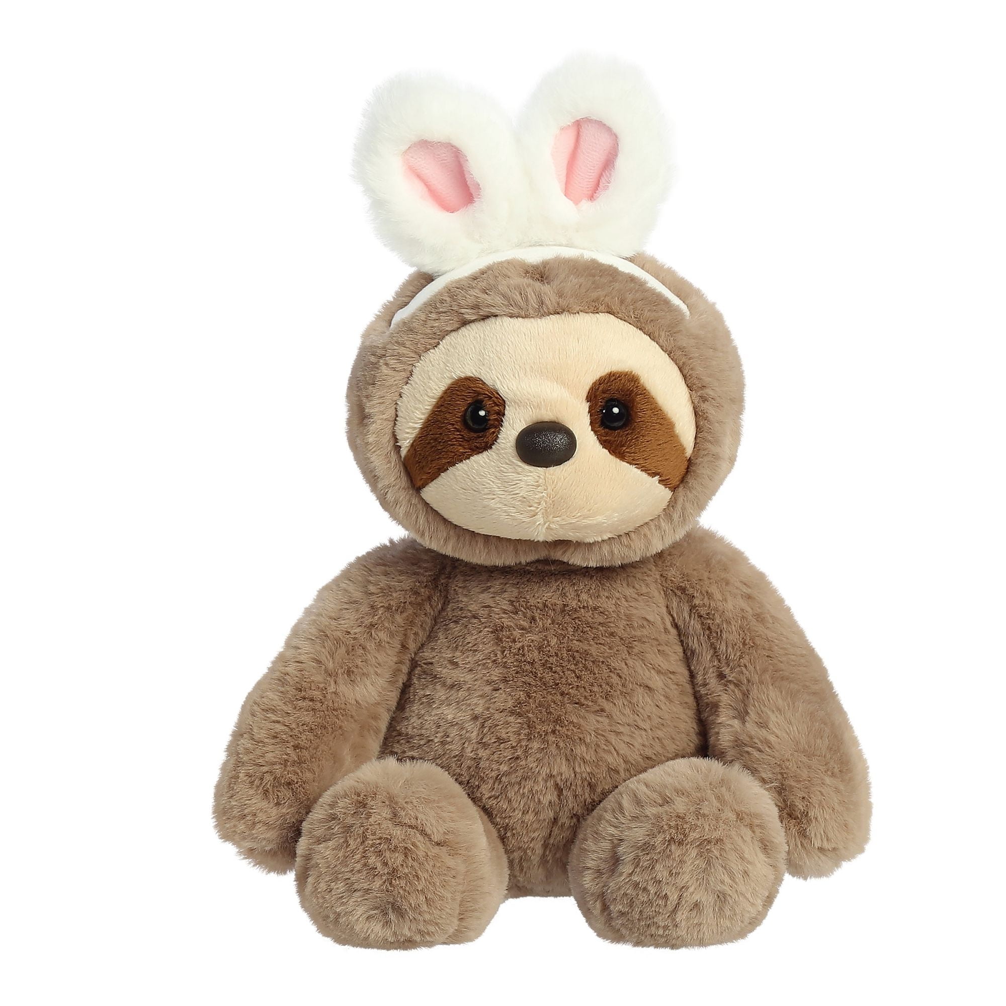 Aurora 10 in. Hoppy Sloth Easter Plush Toy, Soft Brown Stuffed Animal ...