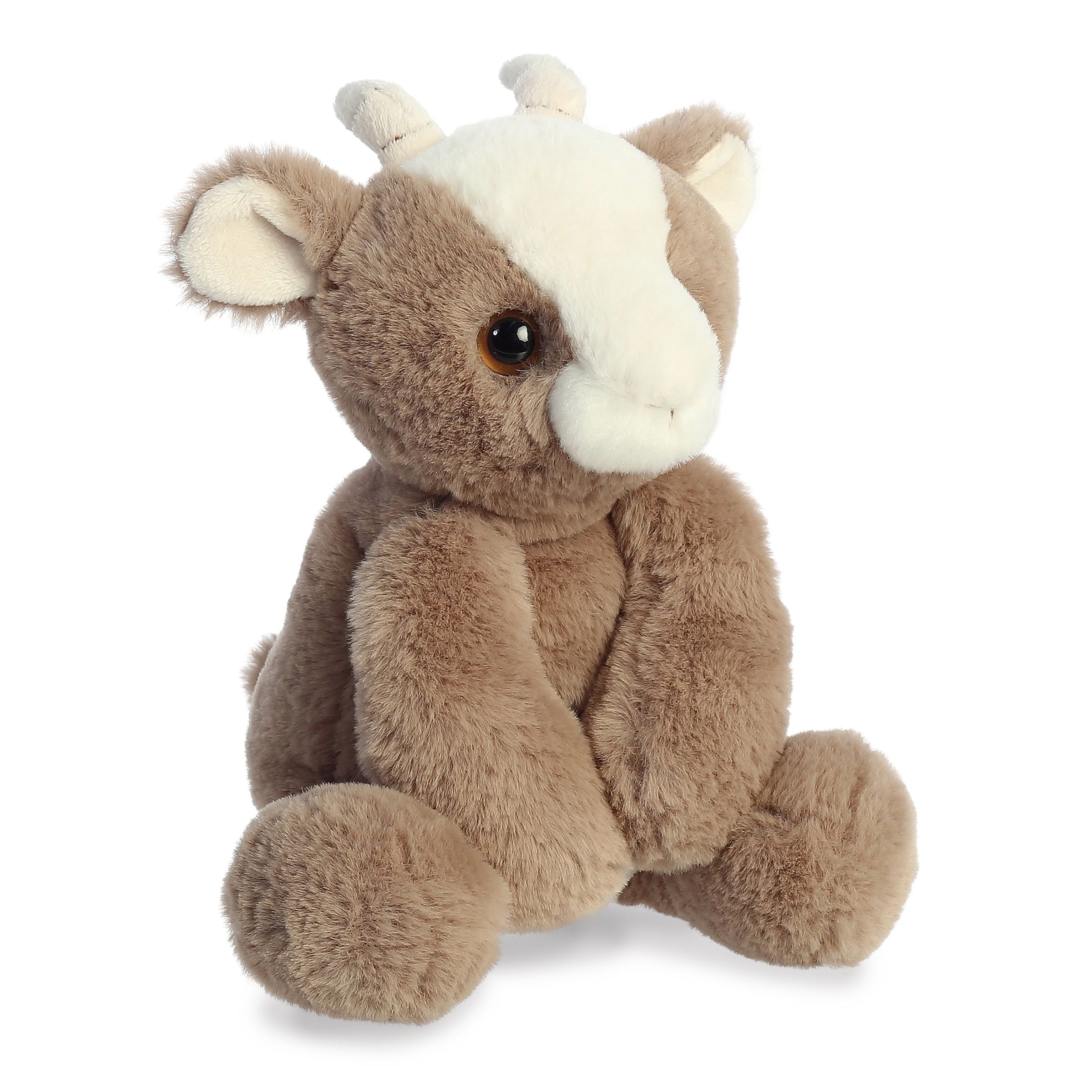 Aurora - Medium Gray Flopsie - 12" Gemini Goat - Adorable Stuffed ...