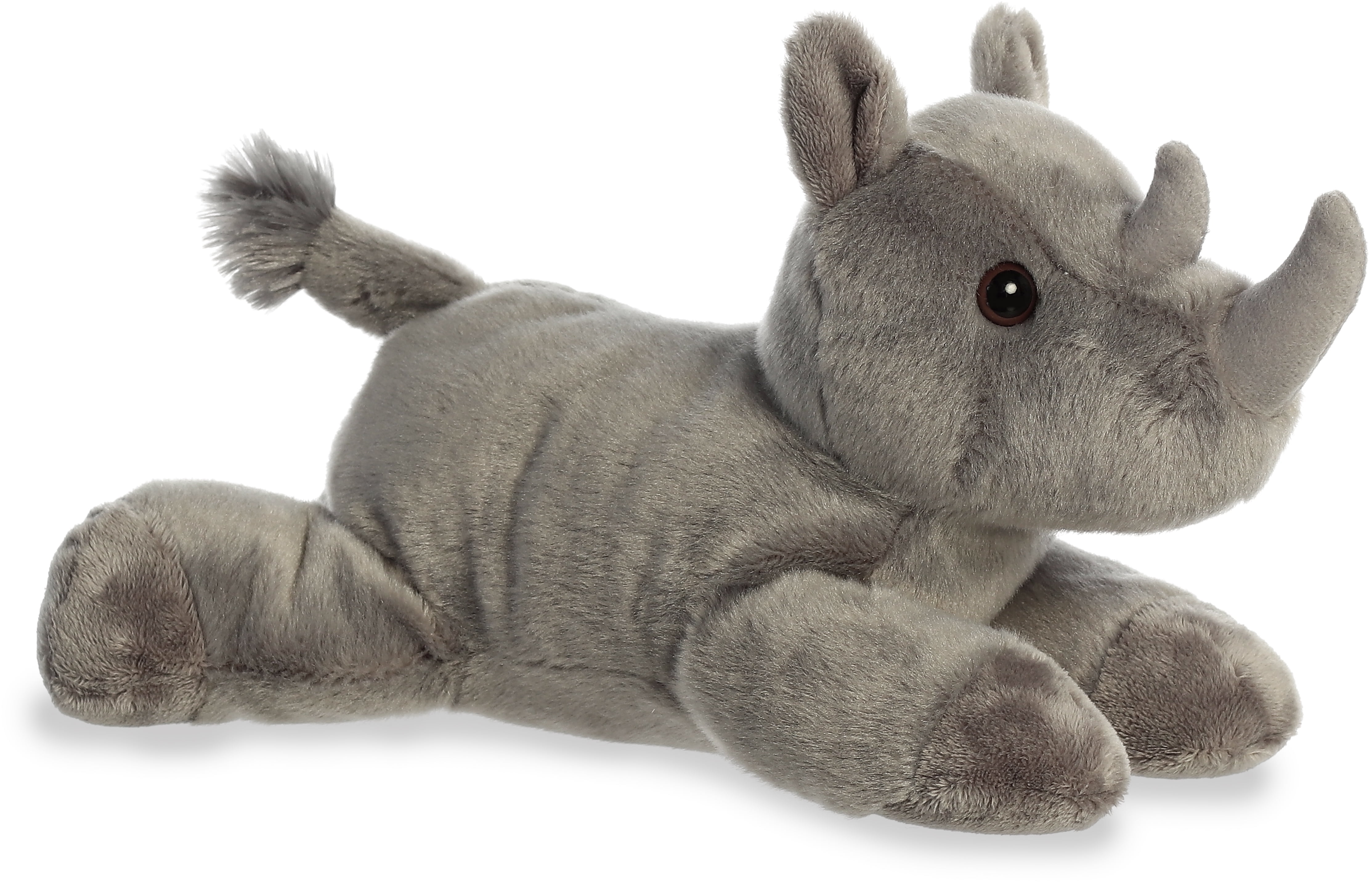 Aurora - Medium Gray Flopsie - 12" Rodney Rhino - Adorable Stuffed Animal - Walmart.com
