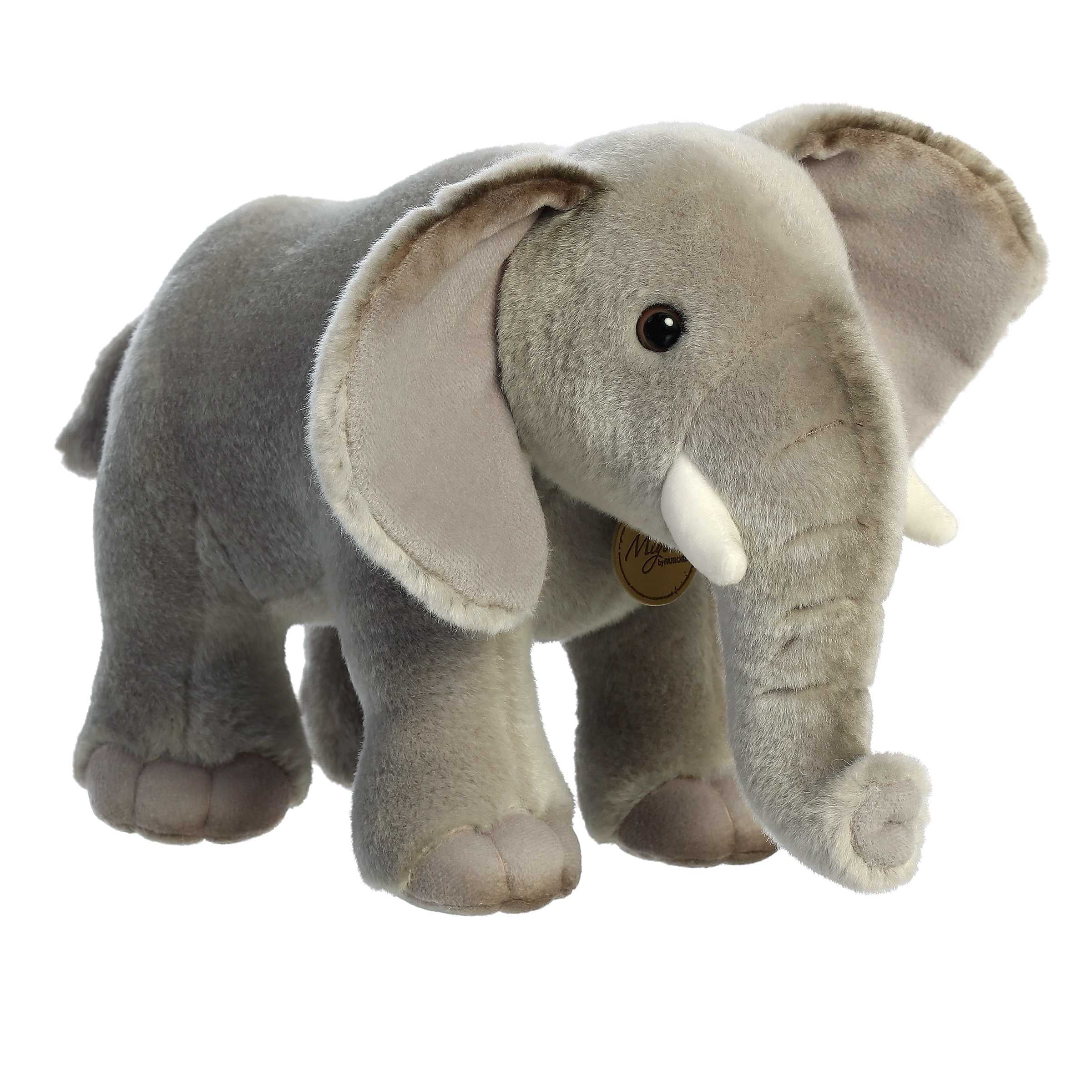 Aurora - Medium Gray Miyoni - 12" African Elephant - Adorable Stuffed ...