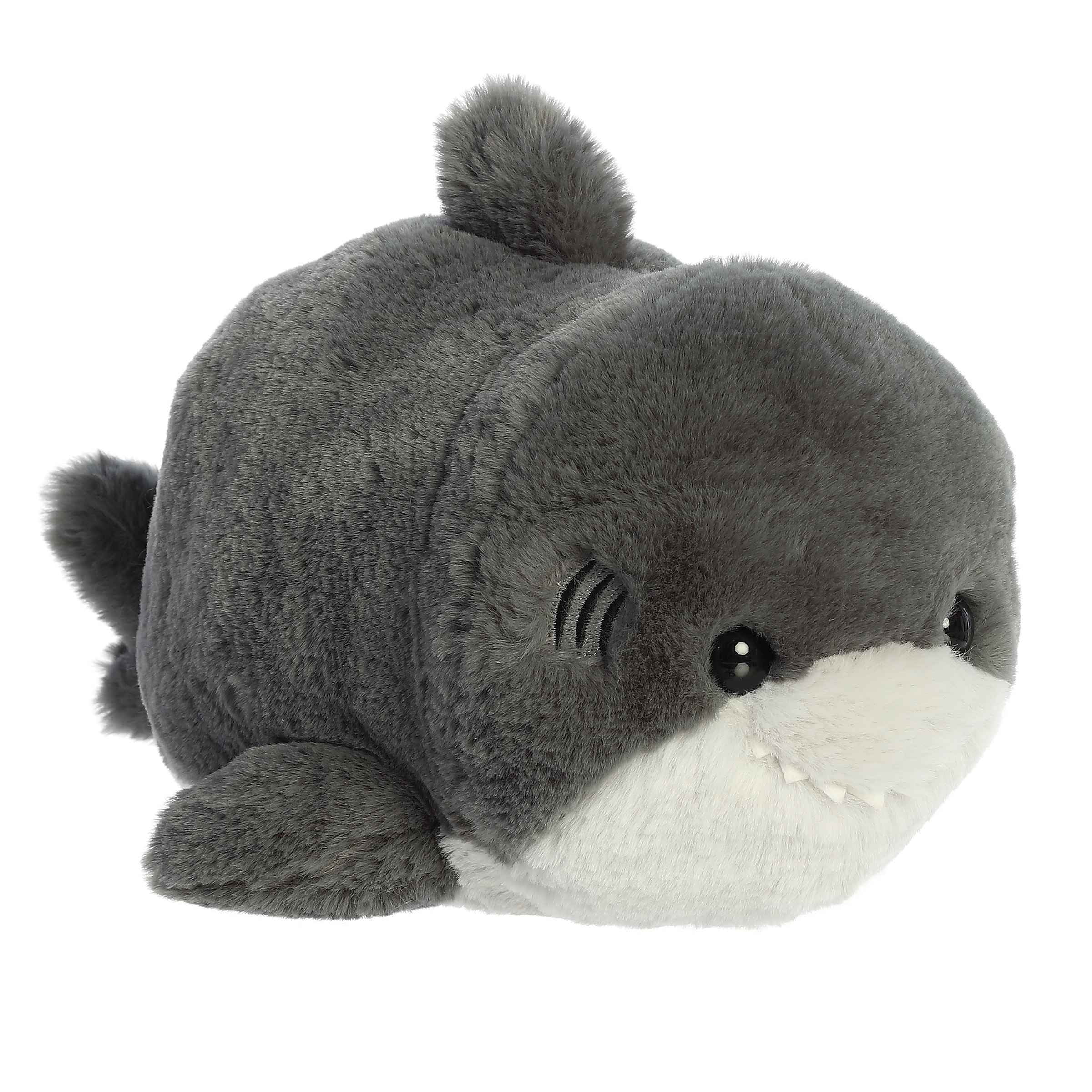 Aurora - Medium Gray Spudsters - 12" Sebastian Shark - Adorable Stuffed ...
