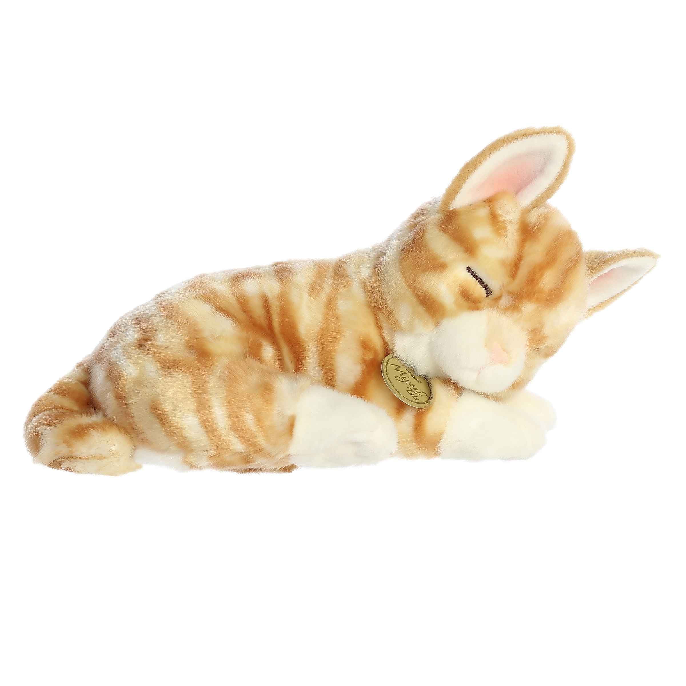 Aurora - Medium Orange Miyoni Tots - 10" Sleepy Tabby Kitten - Adorable ...