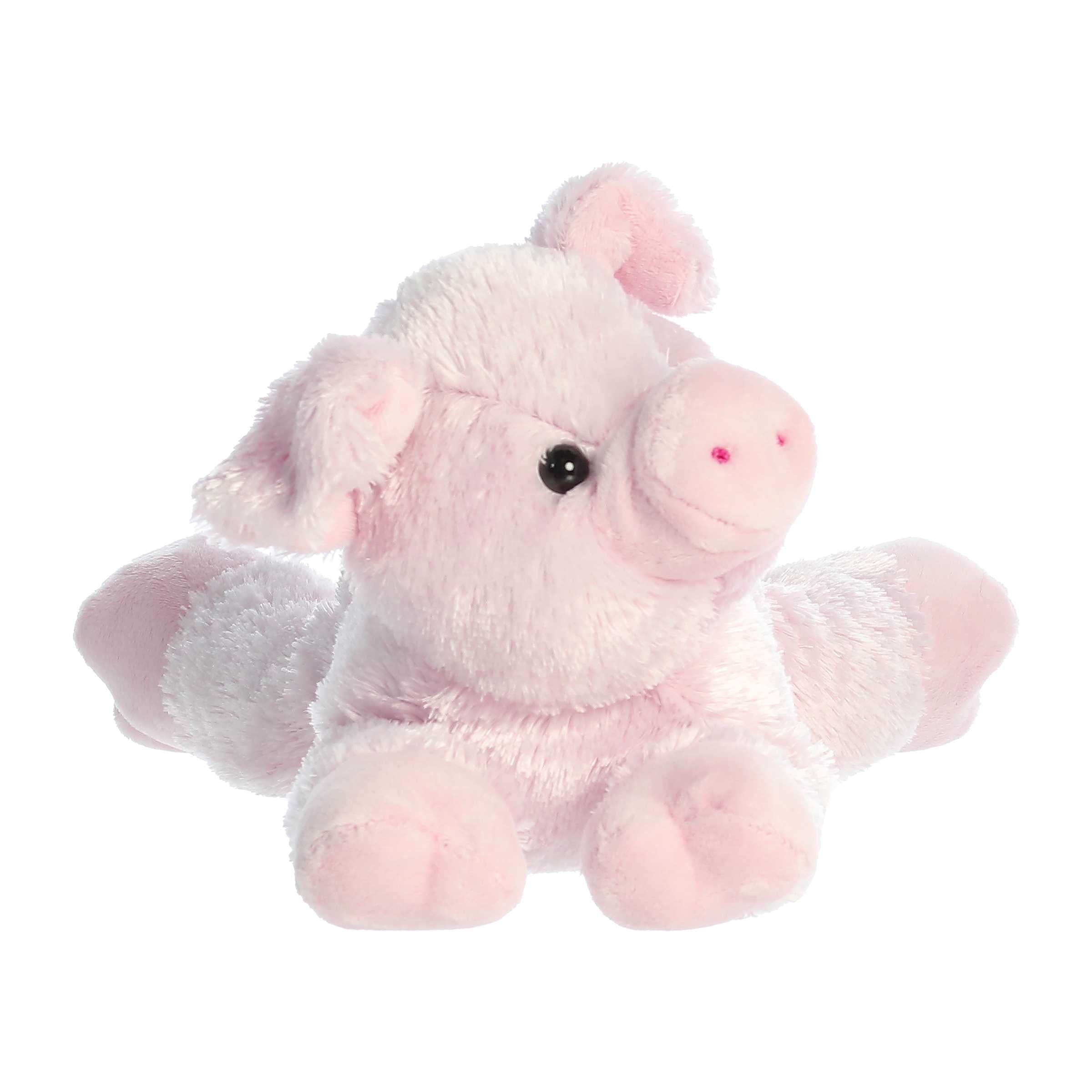 Aurora - Medium Pink Flopsie - 12" Piggolo - Adorable Stuffed Animal ...