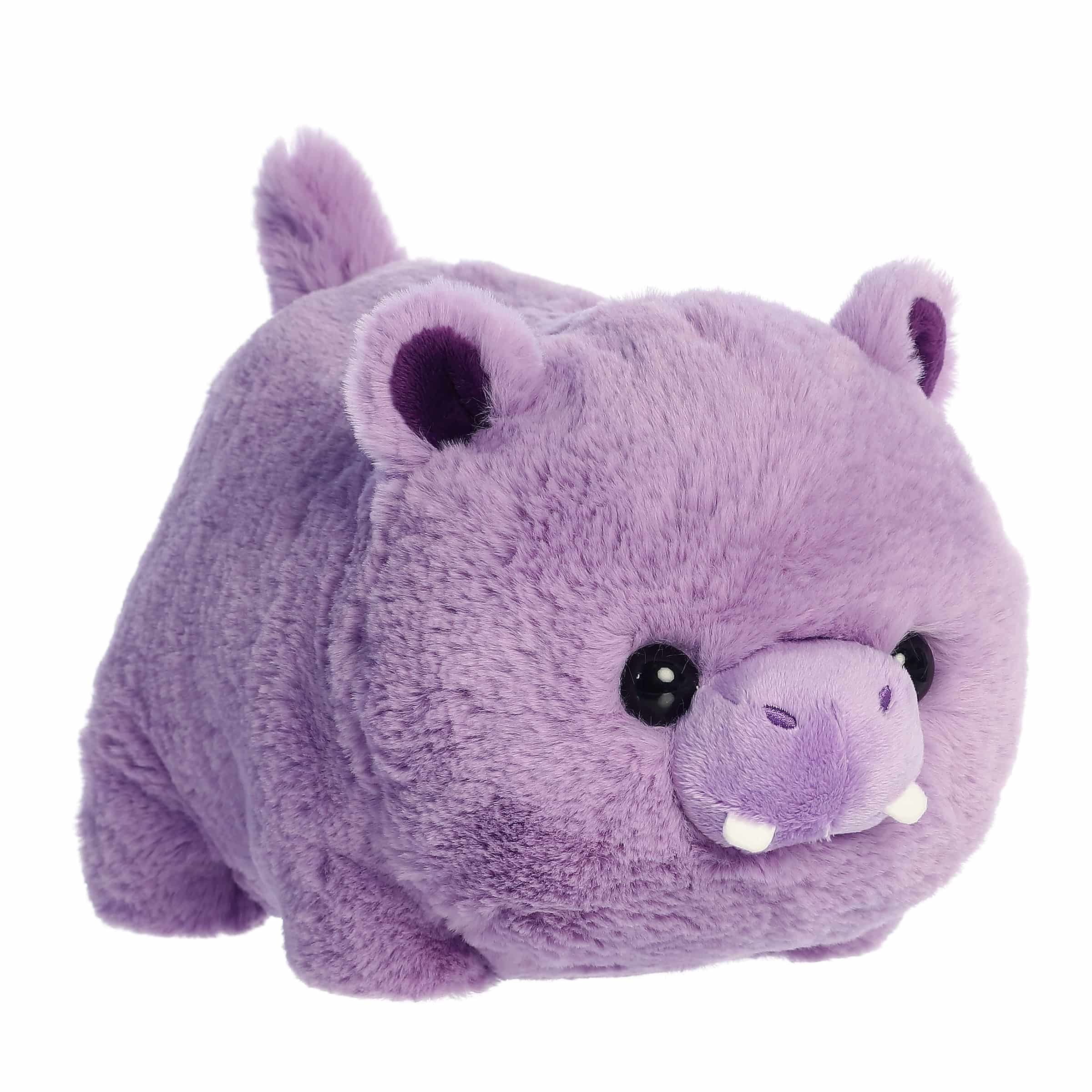 Aurora - Medium Purple Adorable Stuffed Animal - 10.5" Harlo Hippo - Spudsters - Walmart.com