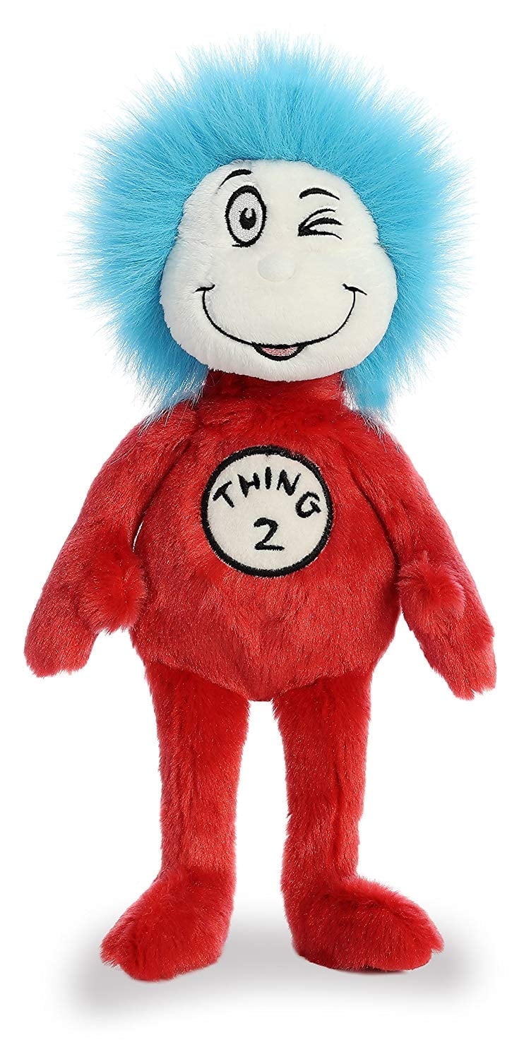 Aurora - Medium Red Dr. Seuss - 12" Thing Two - Whimsical Stuffed ...