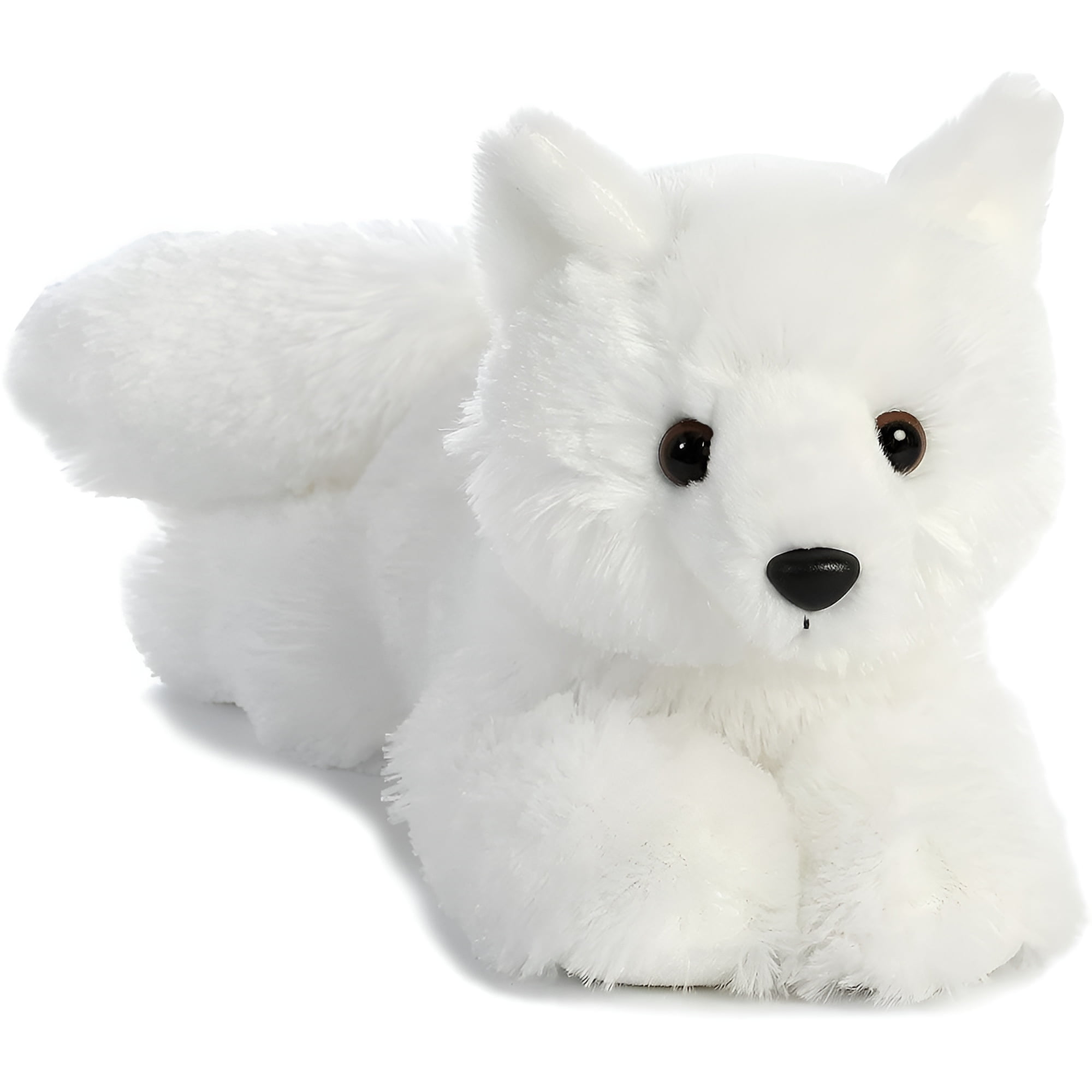 AURORA White Flopsie Arctic Fox Stuffed Animal 12 inch Plush Toy for ...