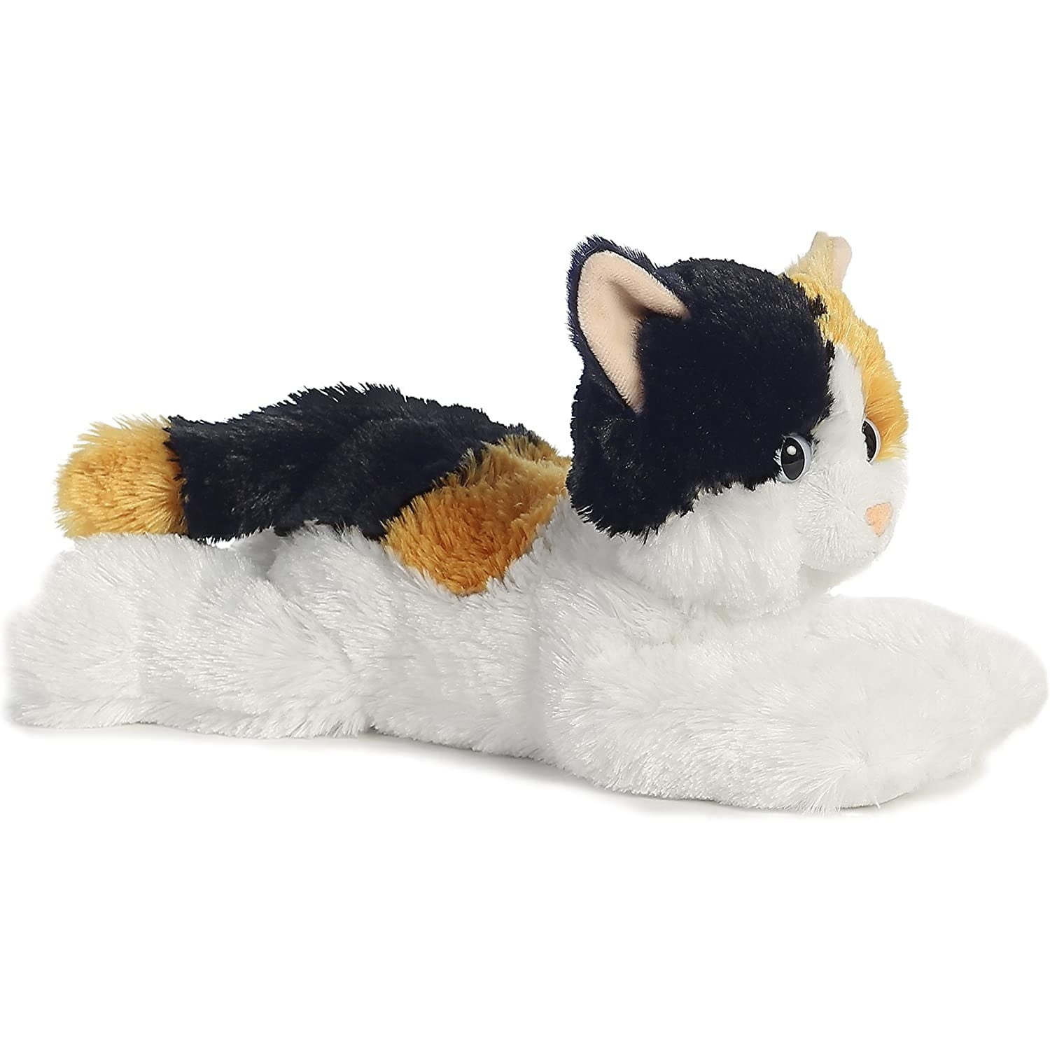 AURORA Esmeralda Medium White Flopsie Calico Cat Plush Toy 12 inches ...