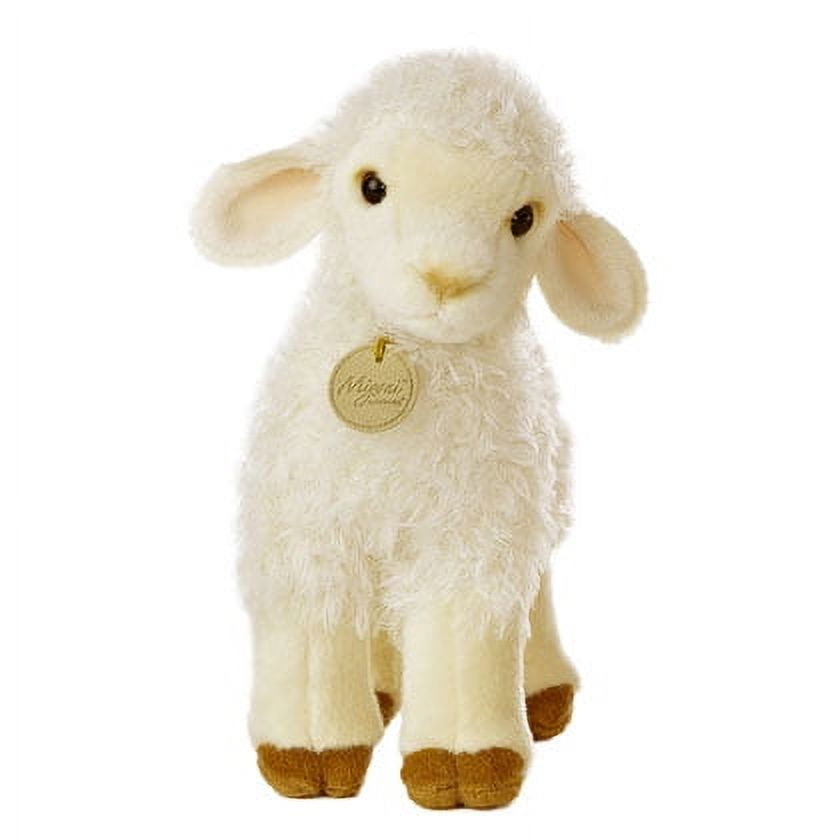 Aurora Miyoni - Lovely Lamb Animal Plush Toy - Medium, White, Realistic ...