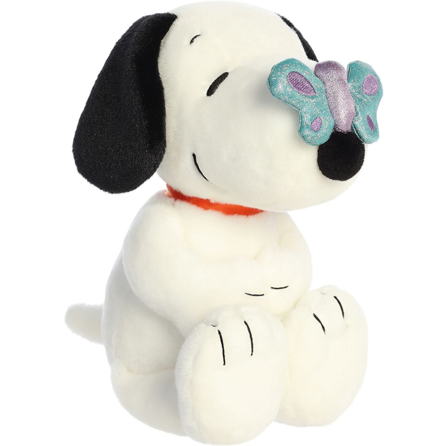 Aurora® Peanuts Snoopy with Butterfly on Nose™ 11 Inch Stuffed Animal ...