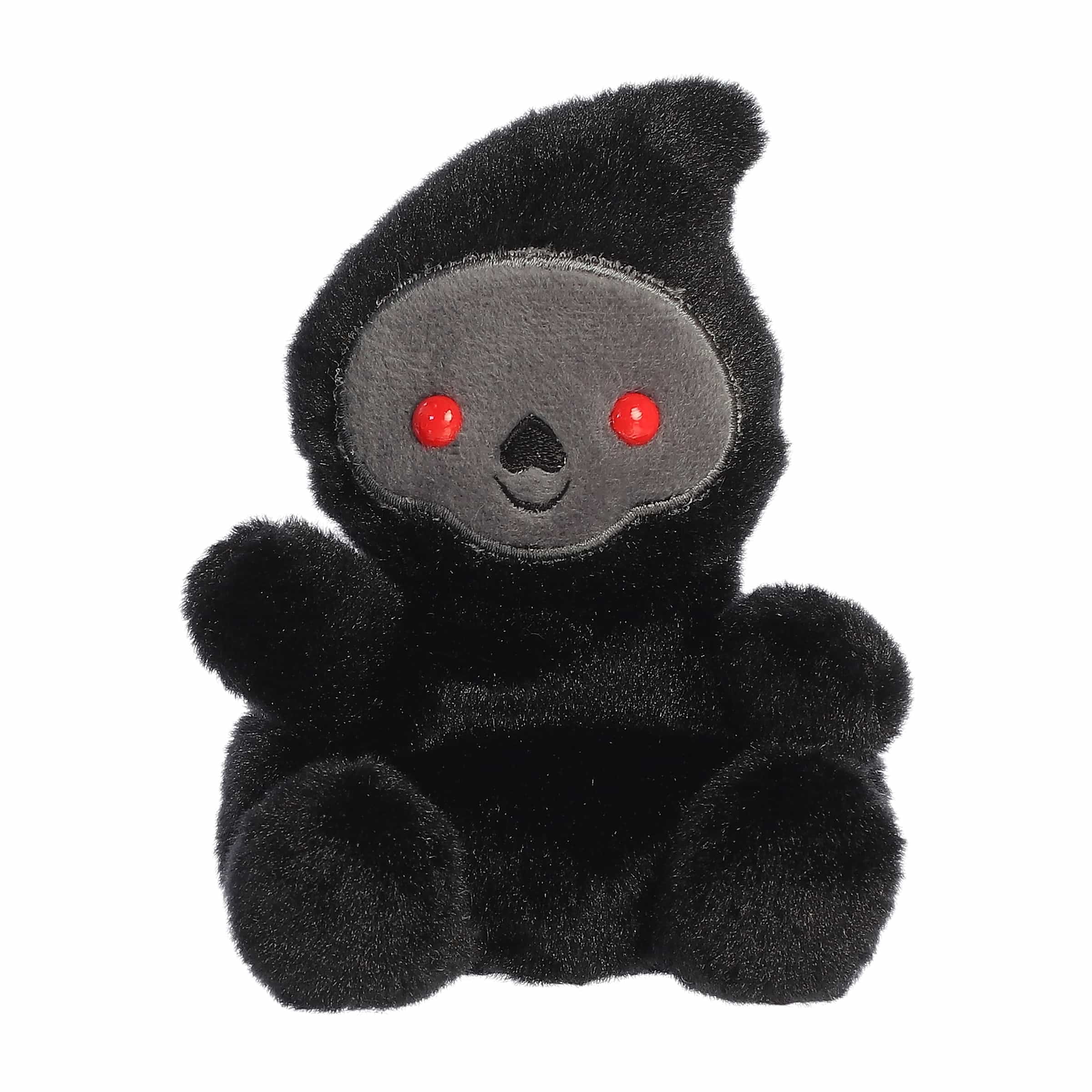 Aurora - Mini Black Spooky Stuffed Animal - 5" Omen Grim Reaper - Palm ...