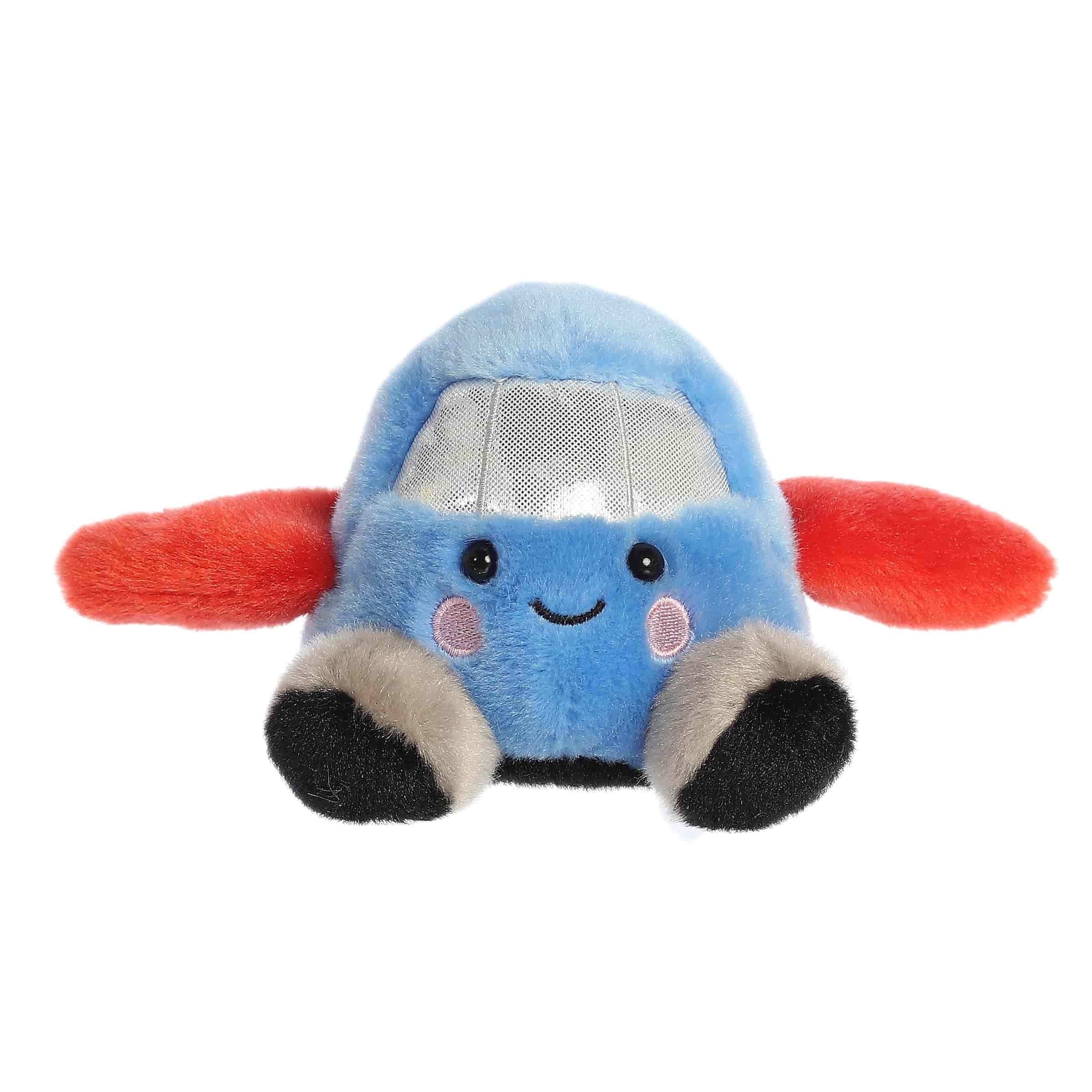 Aurora - Mini Blue Adorable Stuffed Animal - 6" Amelia Jet - Palm Pals ...