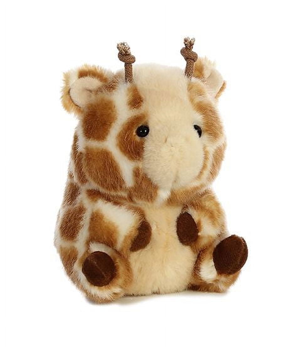 Aurora Mini Brown Rolly Pet Giminy Giraffe 5" Playful Stuffed Animal ...