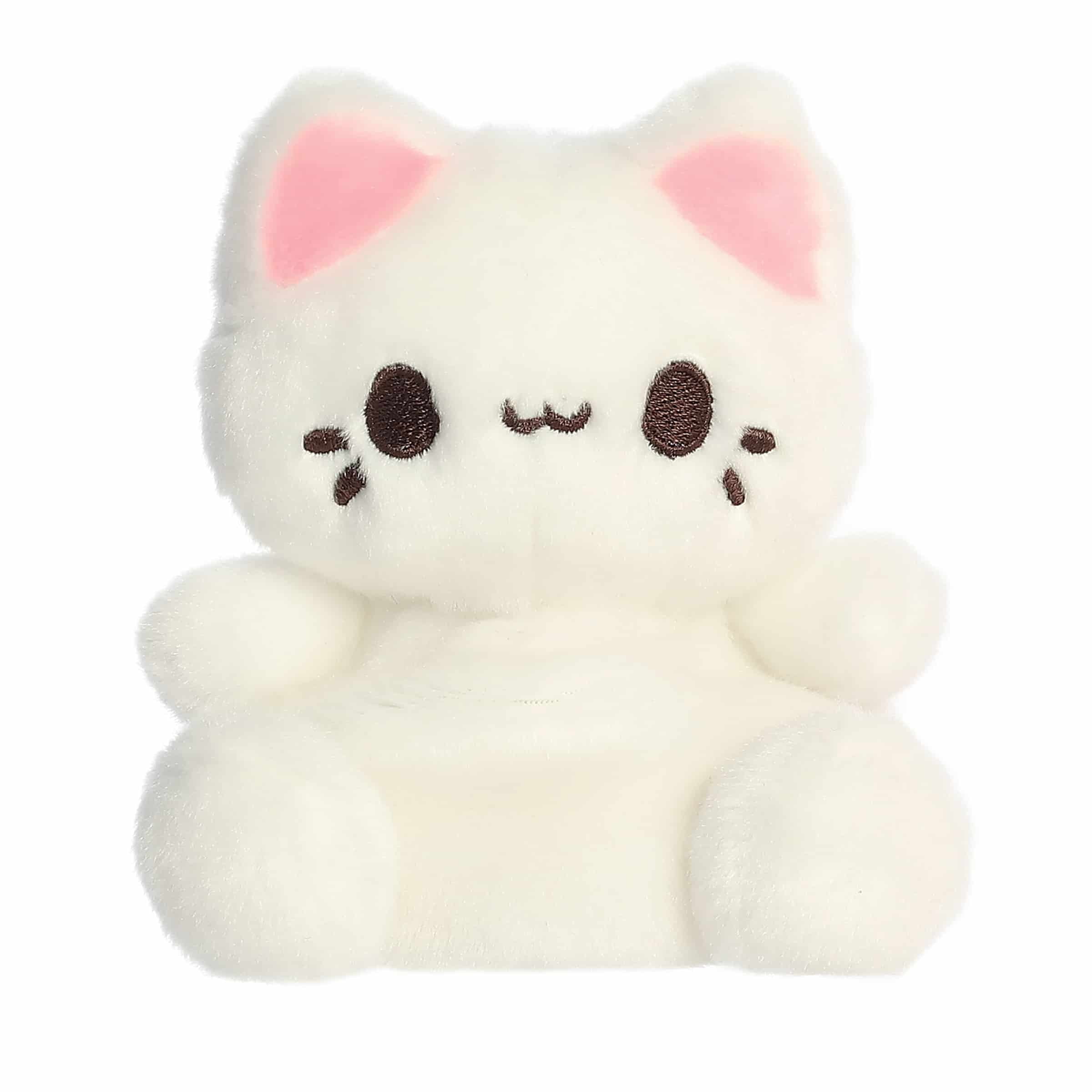 Aurora - Mini Custard Enchanting Stuffed Animal - 5" Meowchi Palm Pals ...